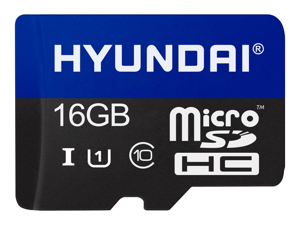 Hyundai Technology Sdc16gu1 Class 10 Microsdhc Card With Adapter Hard ...