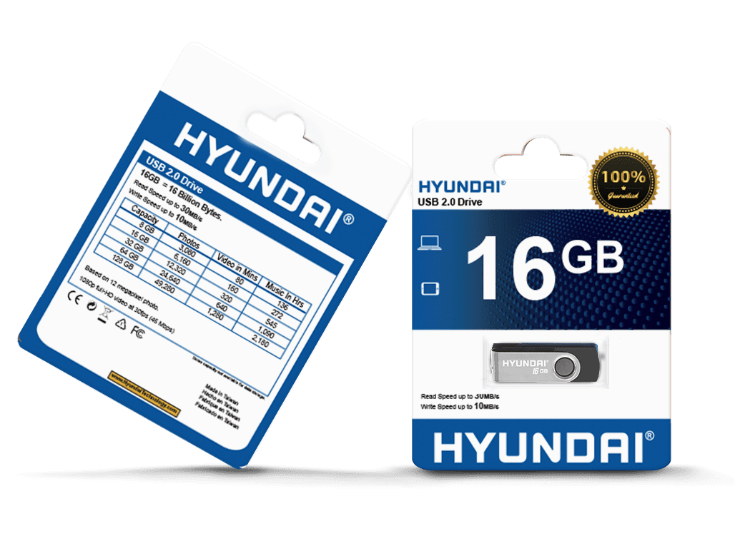 Hyundai USB 16GB, Silver - Walmart.com
