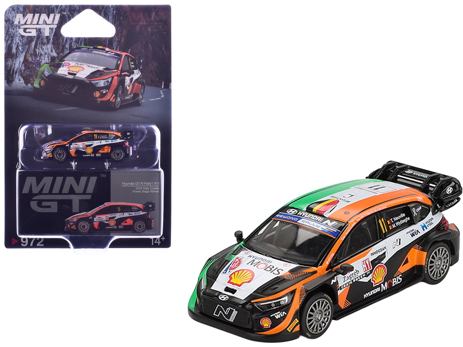 Hyundai i20 N Rally1 Hybrid #11 Winner "2023 Rally Croatia Power Stage ...