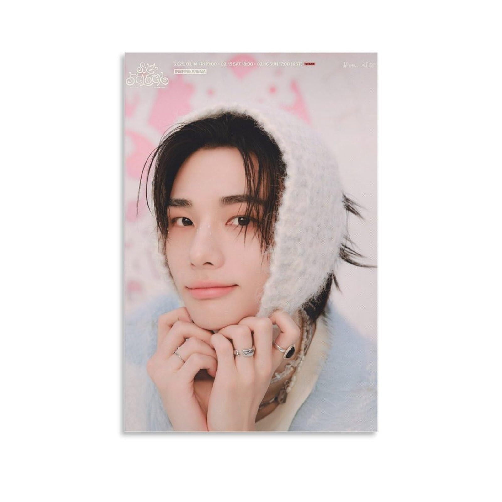 Hyunjin Stray Kids 5TH FANMEETING SKZ CLOCK ALBUM COVER Print on Canvas ...
