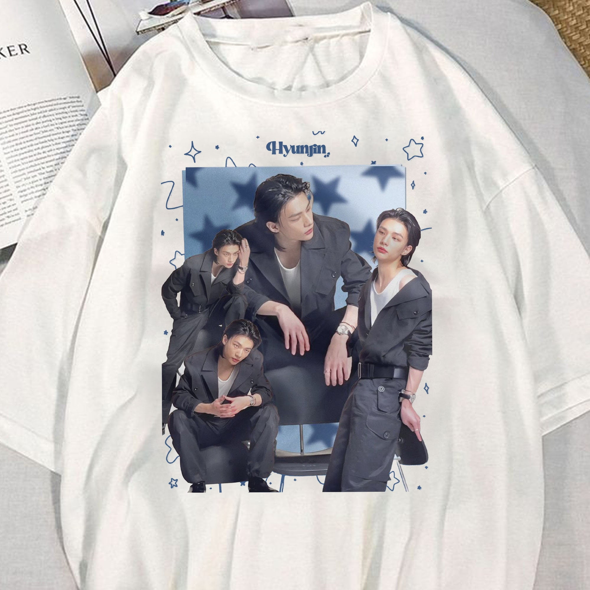 Hyunjin Stray Kids Vintage Shirt, 5-STAR Michelin Stray Kids Shirt ...