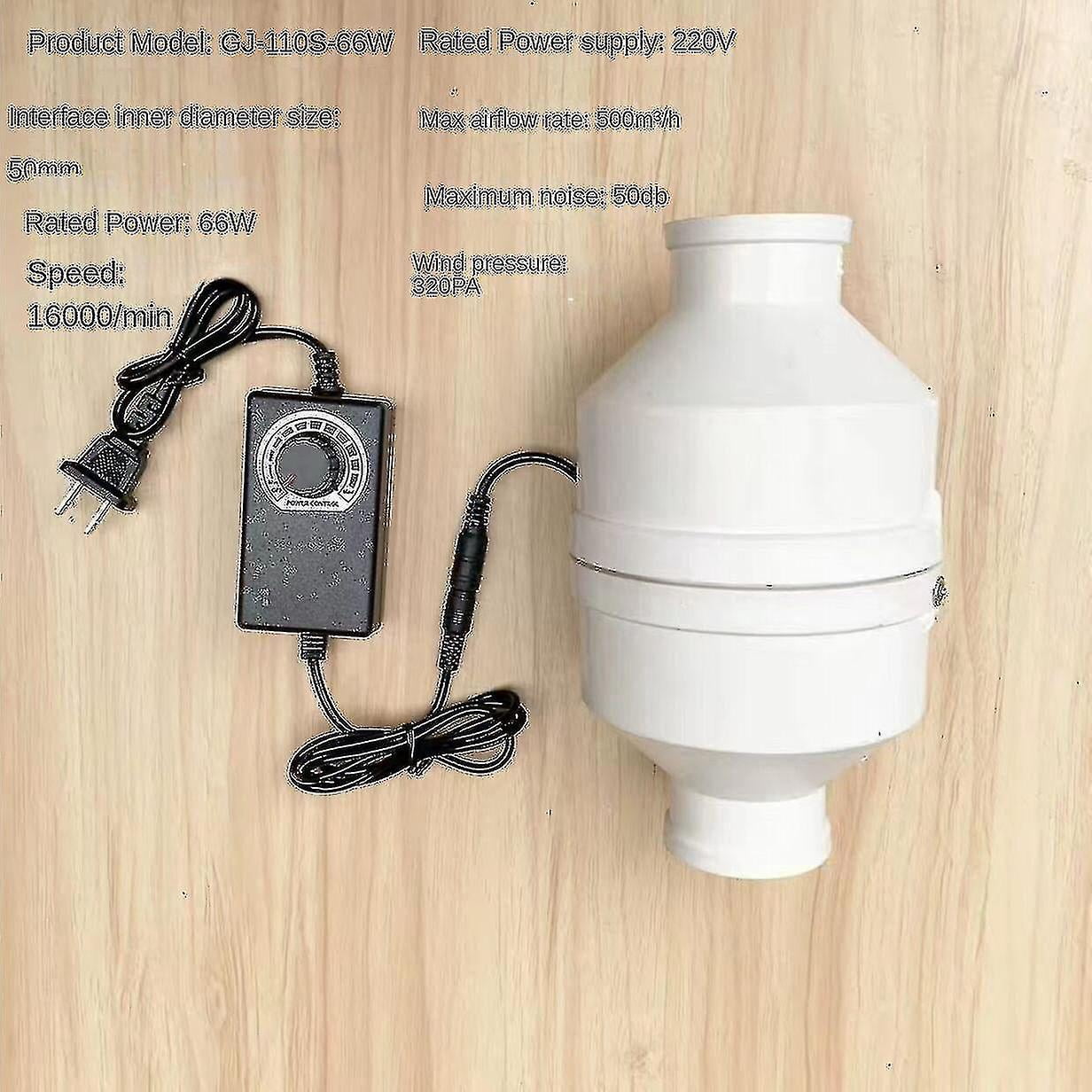 Hywell 220v Home Silent Inline Pipe Duct Fan Bathroom Kitchen ...