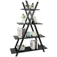 Hyxoo 4 Tier Book Shelf Furniture Storage Rack Home Office Bookshelf ...