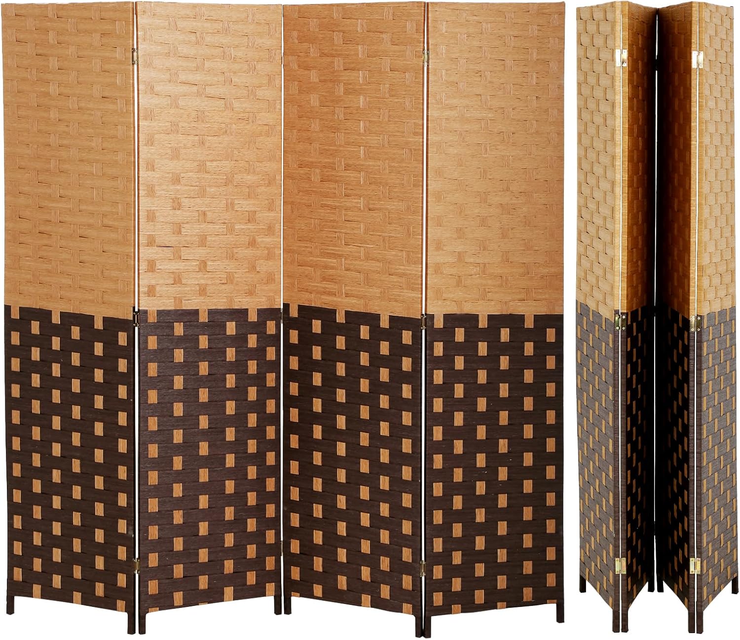 Hyxoo 6 FT Tall Room Divider Panel,4 Panel Room Partitions and Dividers ...