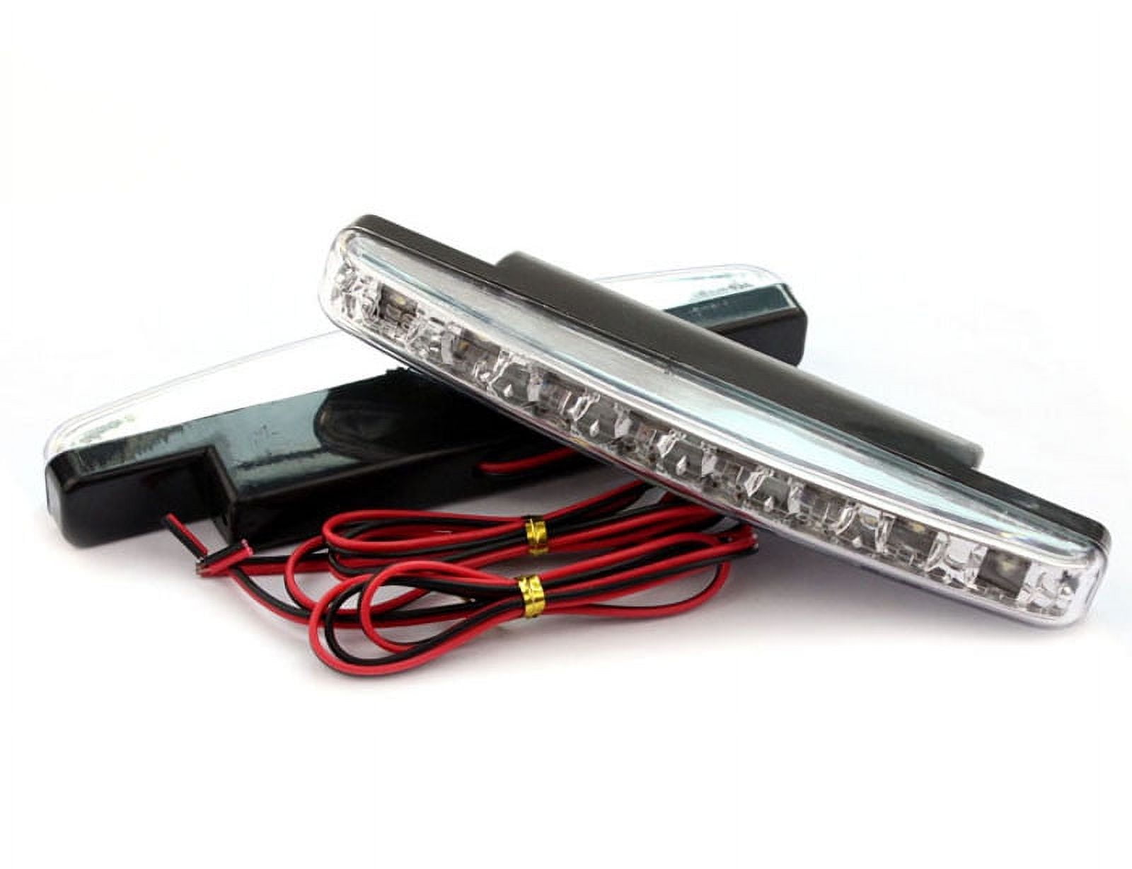 Hzjzj 8LED Daytime Driving Running Light DRL Car Fog Lamp Waterproof DC ...
