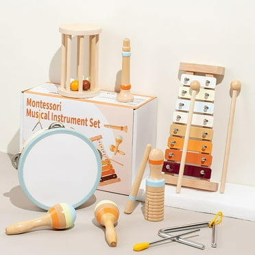 Oenbopo Baby Musical Instruments,Montessori Wooden Toys,Percussion ...