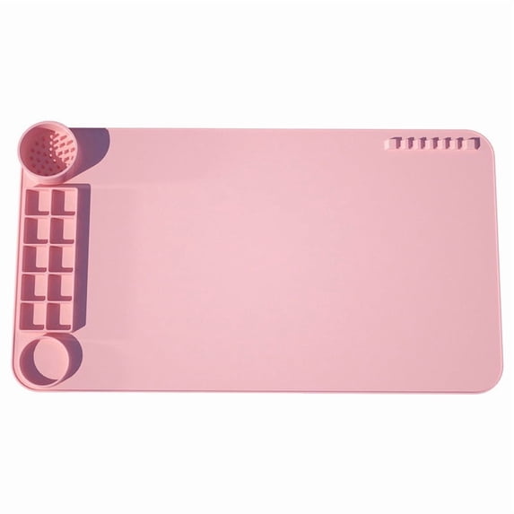 Hzrsly Silicone Art Painting Mat with Spill-Rim for Kids Multi-Purpose ...
