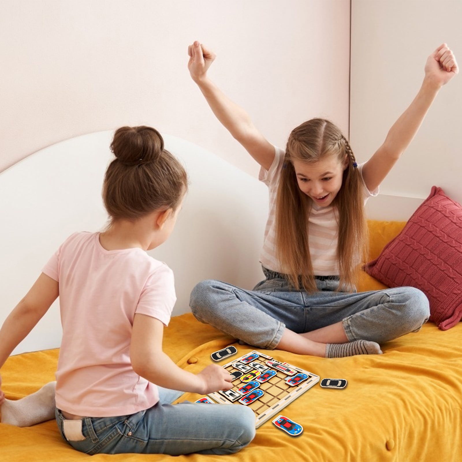 Hzrsly Wooden Car Maze Puzzle Toy: Fun & Educational Brain Game for Kids to Boost Logical ...