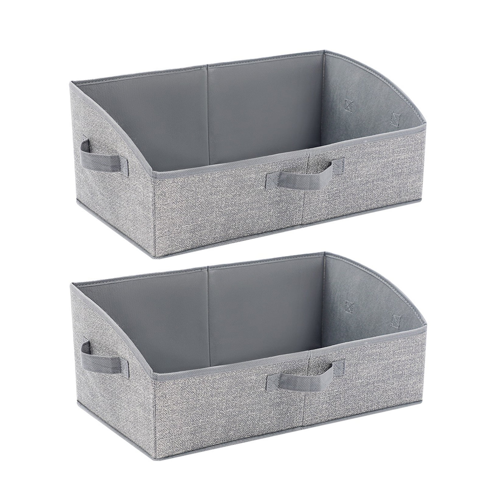 Hzsb 1/2Pcs Storage Baskets Large Capacity Easy Access Foldable ...