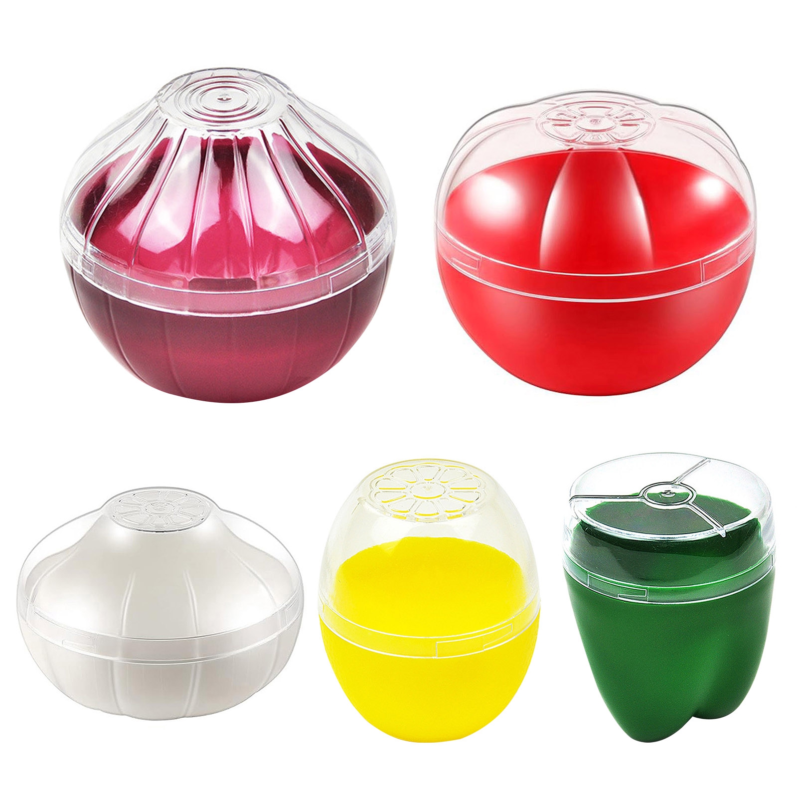 Hzsb 1/5 Pcs Fridge Vegetable Crisper Box Detailed Vegetable Fruit ...