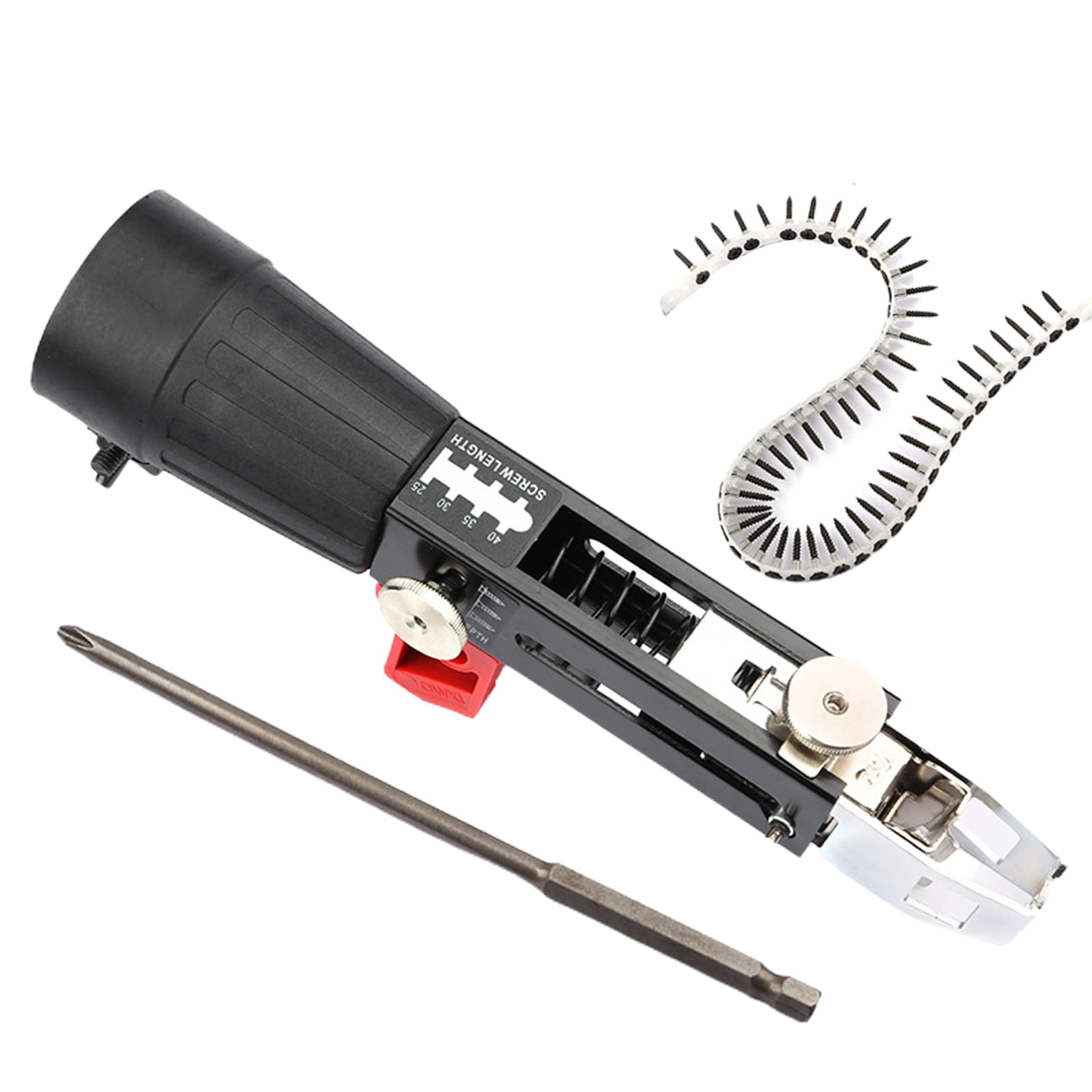 Hzsb 1 Set Automatic Nail Adapter Adjustable Electric Drill Chain Screw ...