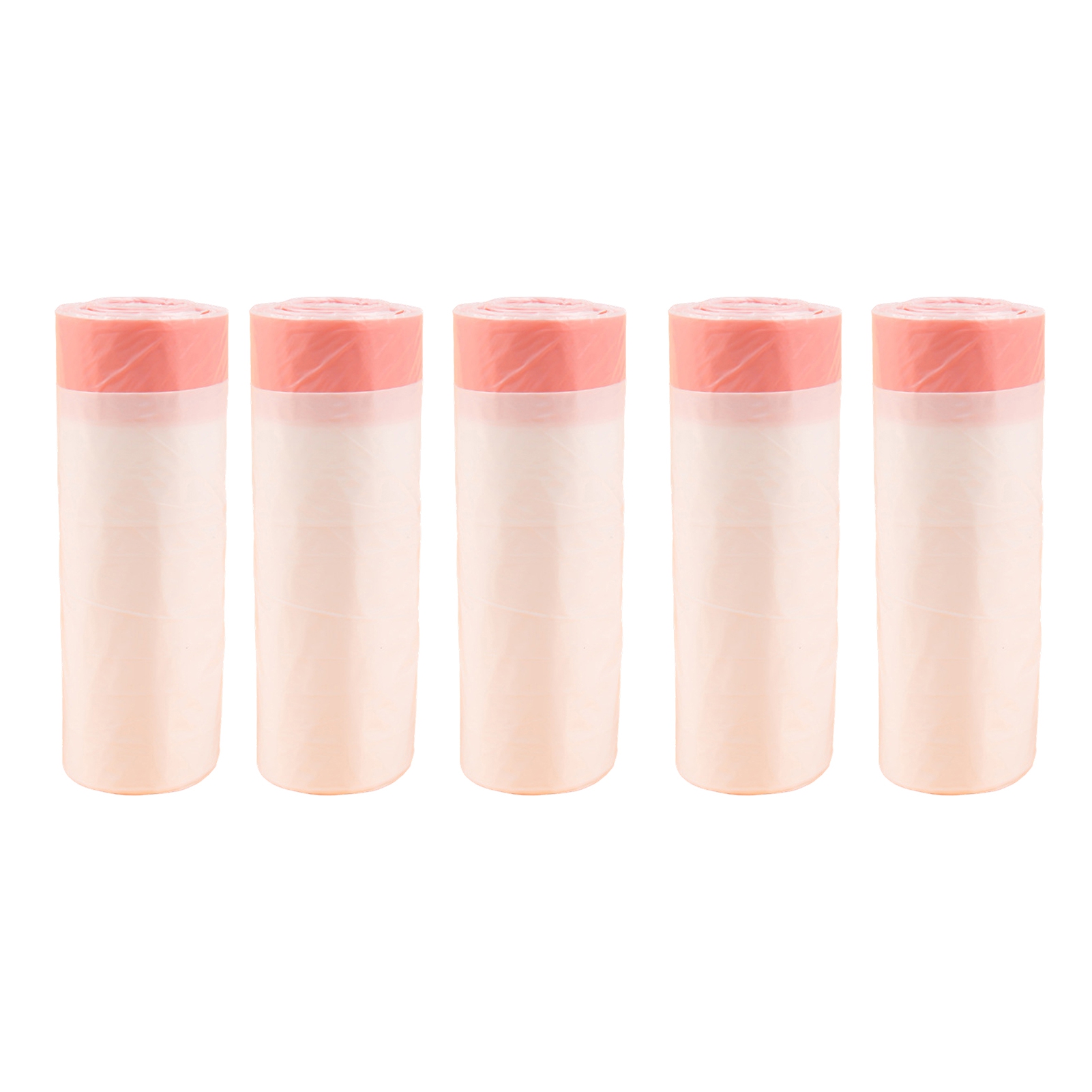 Hzsb 100Pcs Drawstring Garbage Bag Disposable Waterproof PE Portable ...