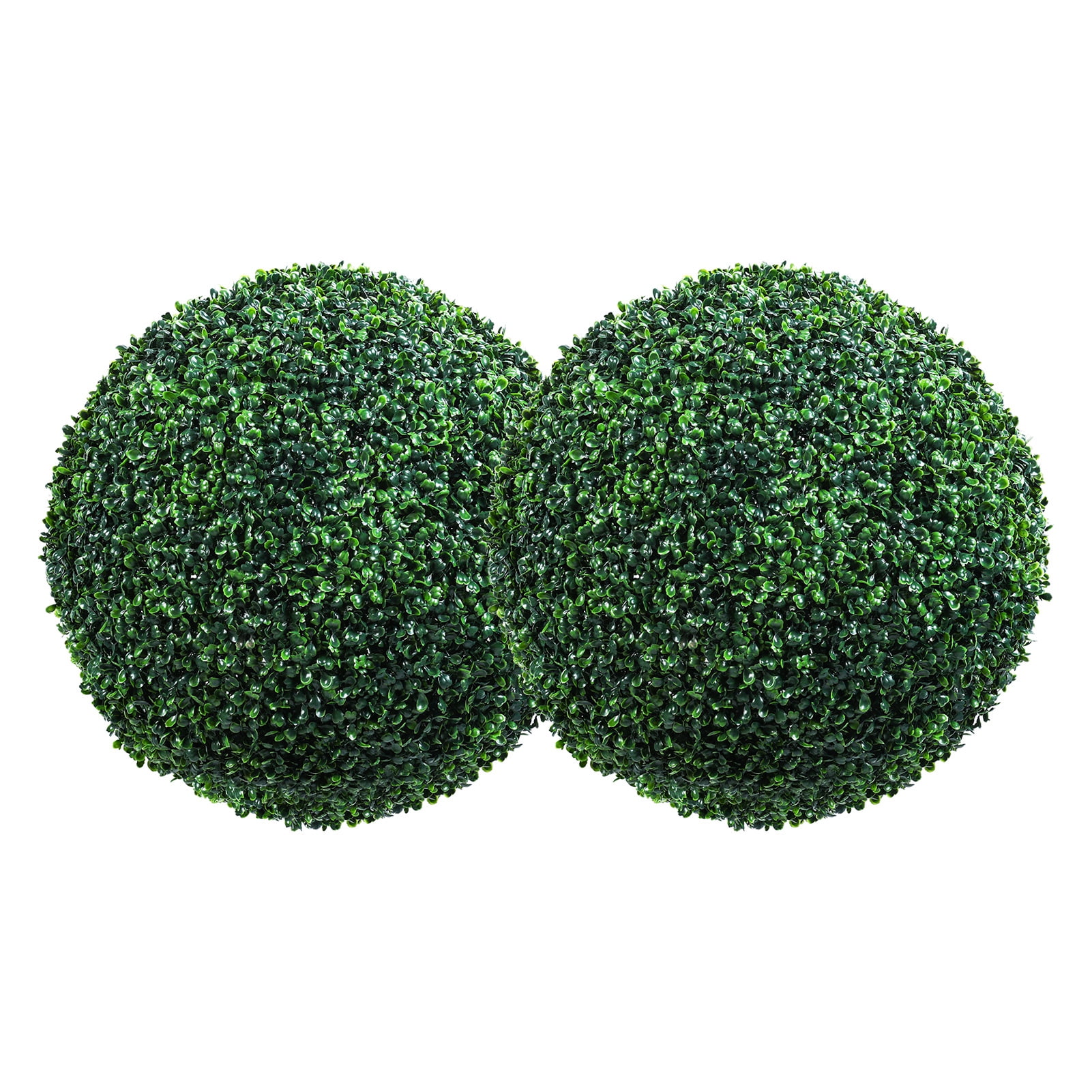 Hzsb 2 Pcs Artificial Plant Topiary Ball, UV Protected Faux Boxwood ...