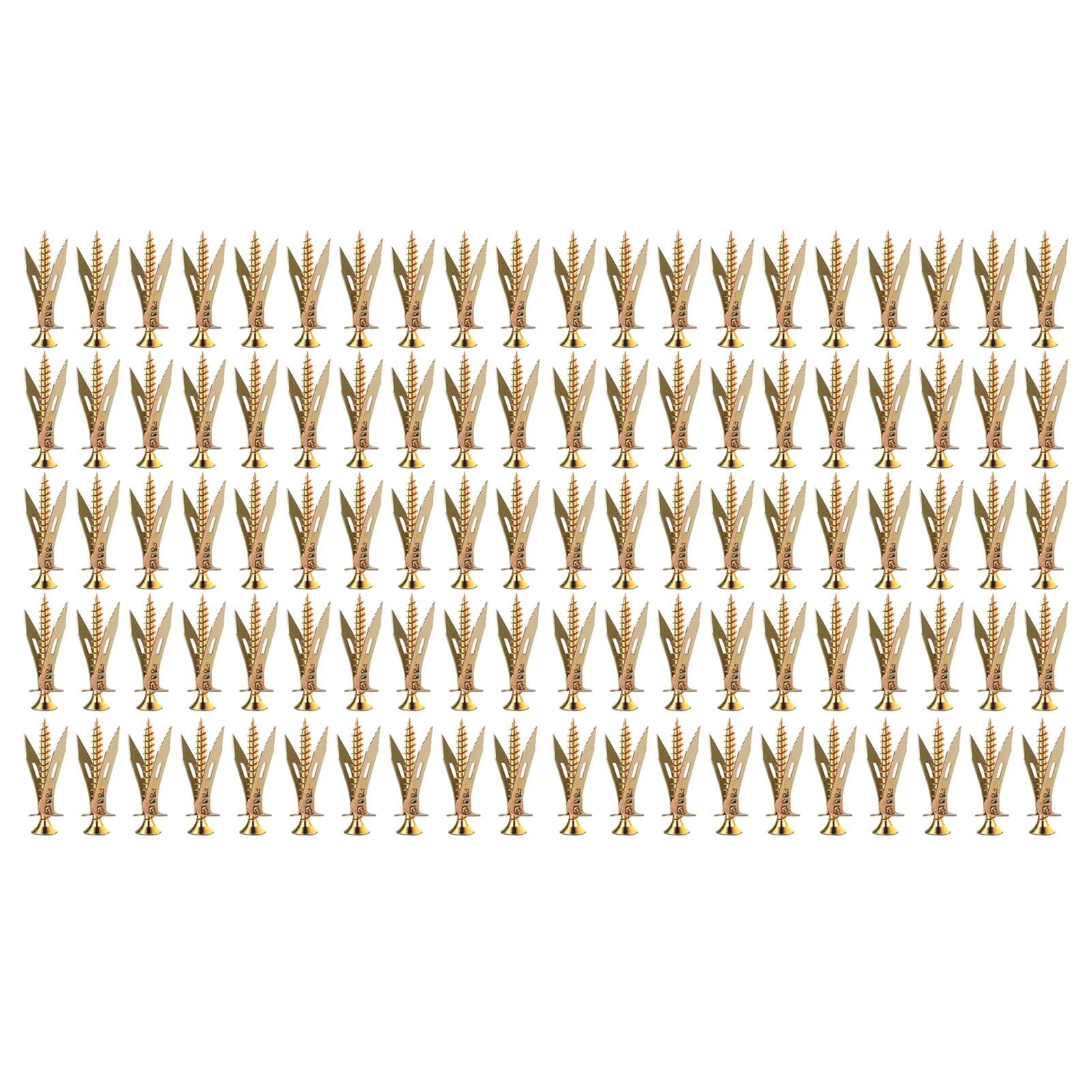 Hzsb 20/100Pcs Self-Drilling Anchoring Screw Heavy Duty Steel Expansion ...