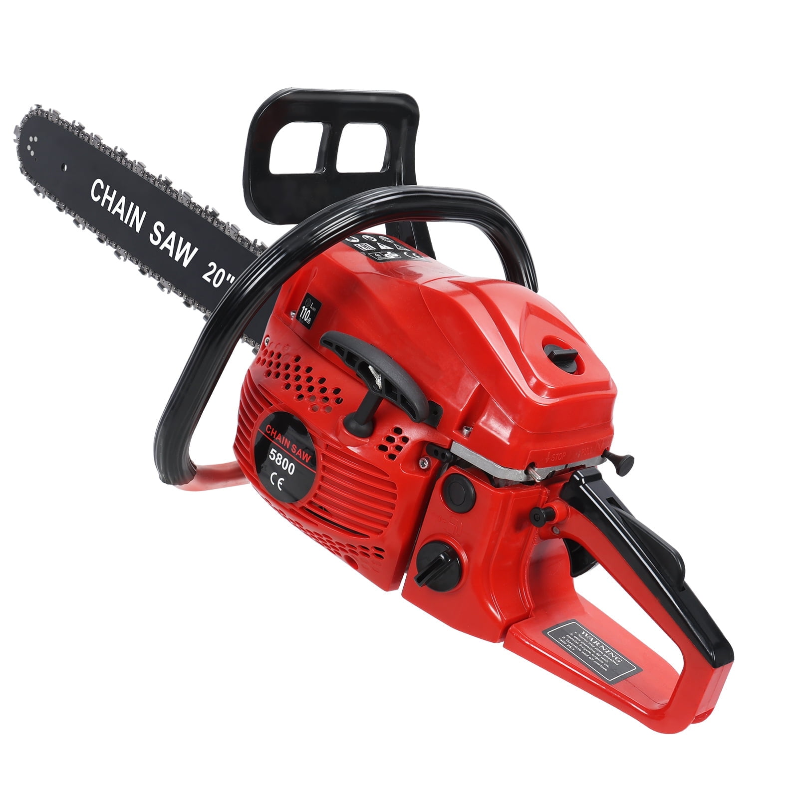 Hzsb 20 Inch Gas Chainsaw, 58CC 2-Stroke Gas Powered Chainsaw, Handheld ...