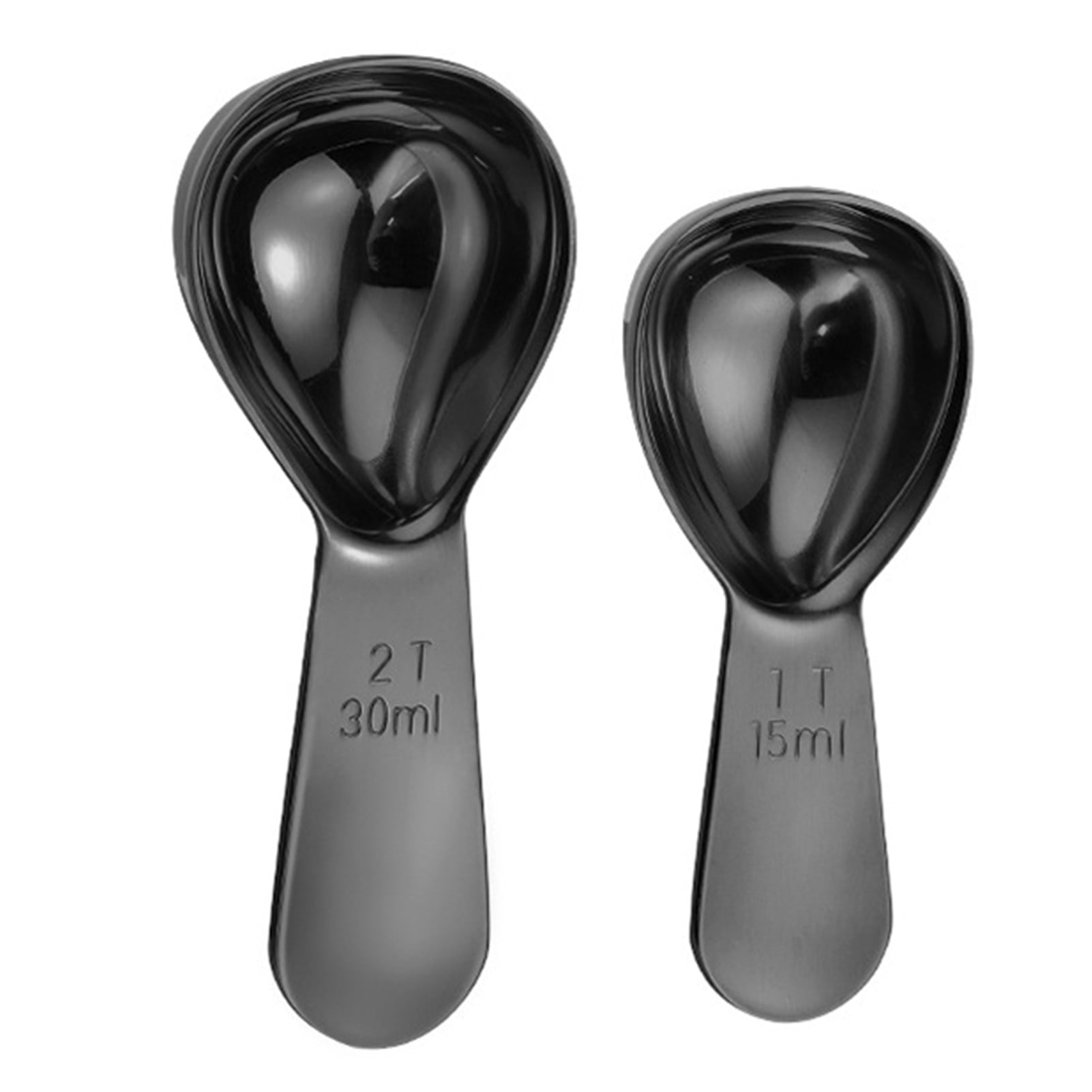 Hzsb 2P 0.5/1.01oz Coffee Measuring Spoon 304 Stainless Steel Short ...