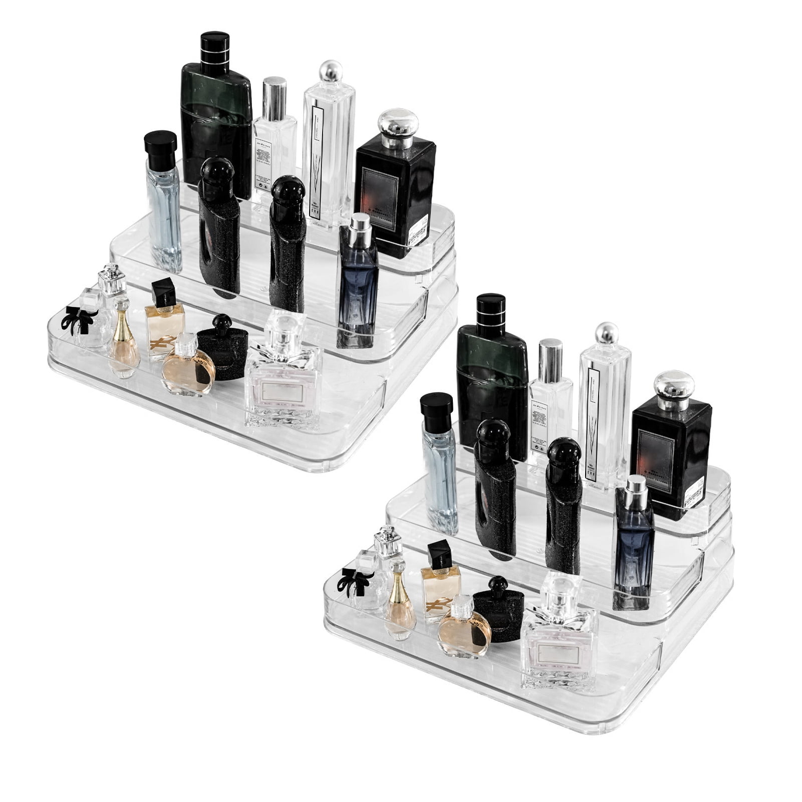 Hzsb 2Pcs Perfume Organizer Storage Racks Strong Load-bearing Bathroom ...