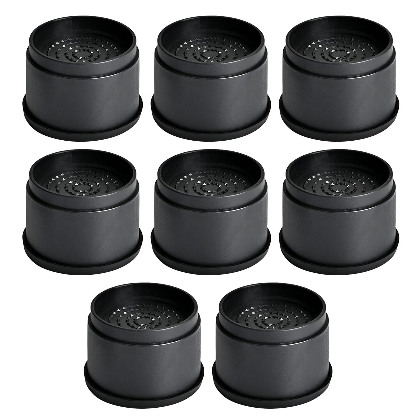 Hzsb 4/6/8Pcs 1/2-Inch Round Furniture Riser Heavy Duty Bed Riser ...