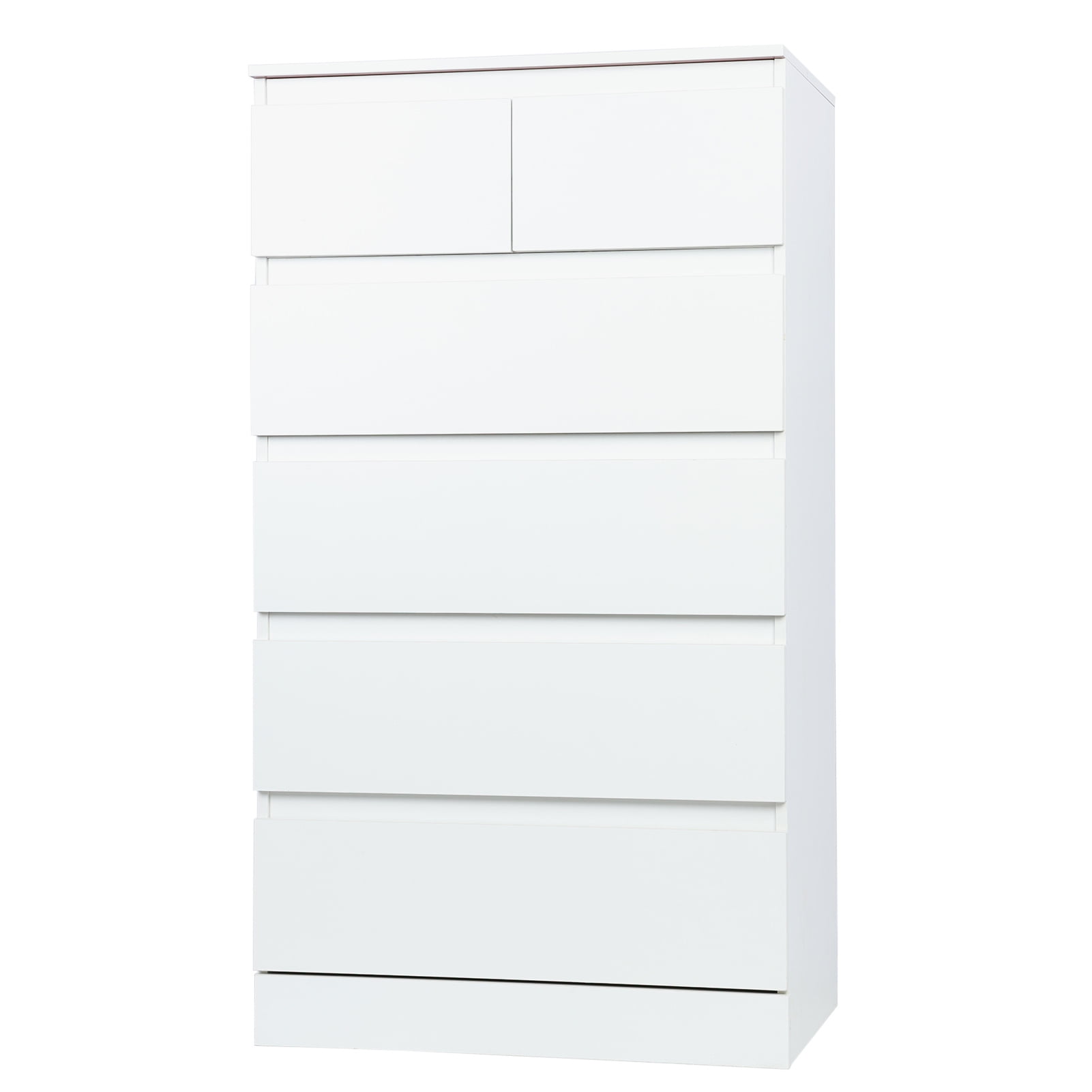 Hzsb 5-Tiers Bedroom Dresser White Dresser for Bedroom Floor Standing ...