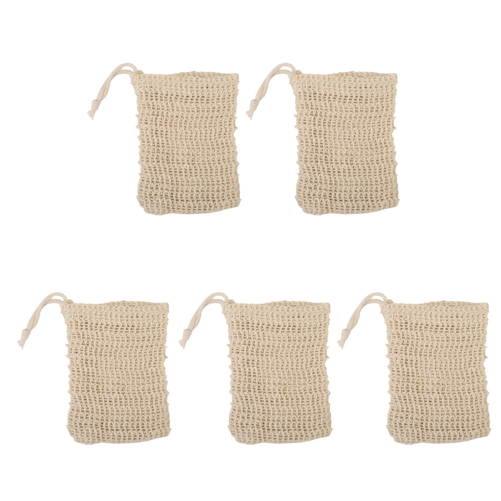 Hzsb 5Pcs Soap Saver Bag with Drawstring Lightweight Portable Reusable ...