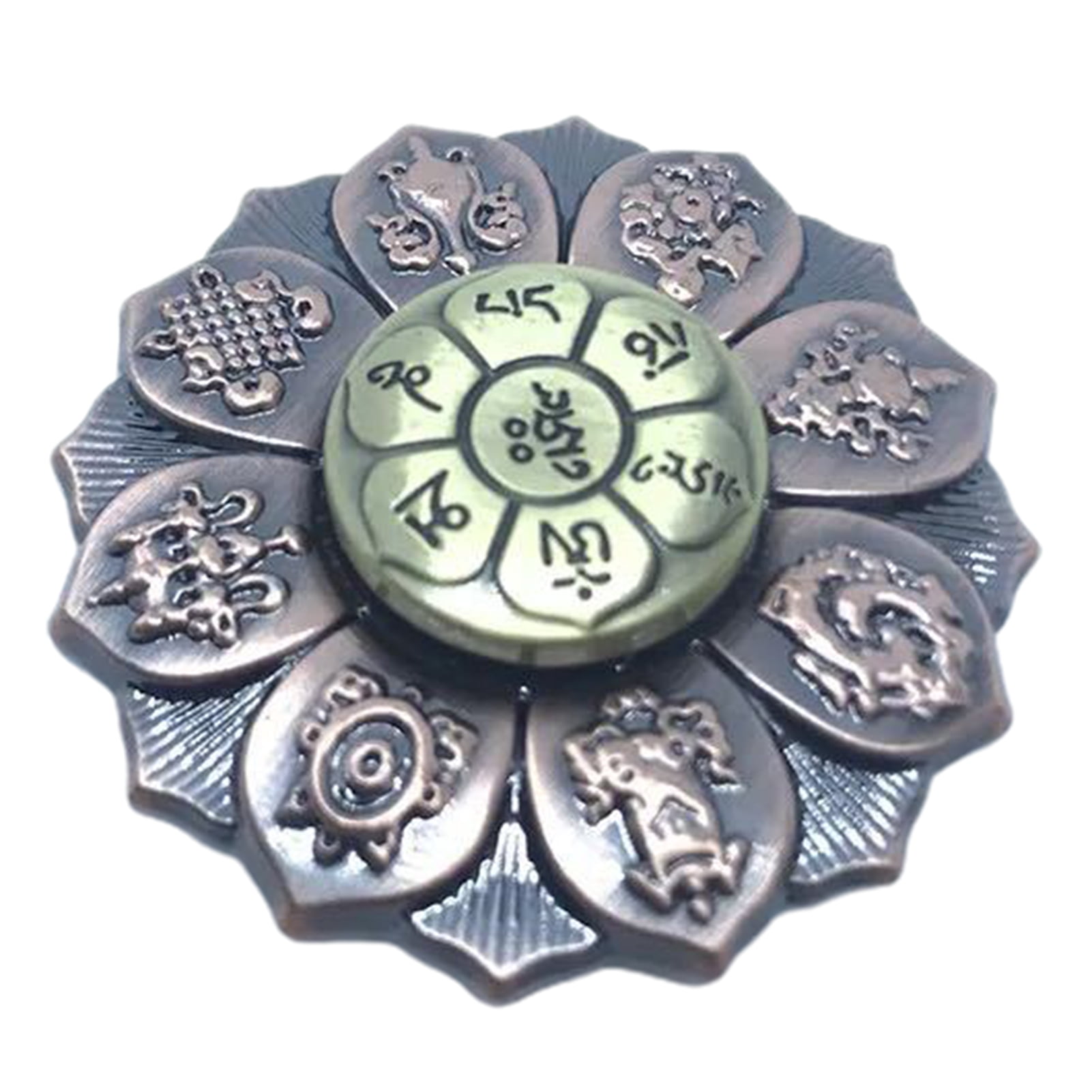 Hzsb Alloy Fidget Spinner Stress Release Stable Structure Buddhism ...