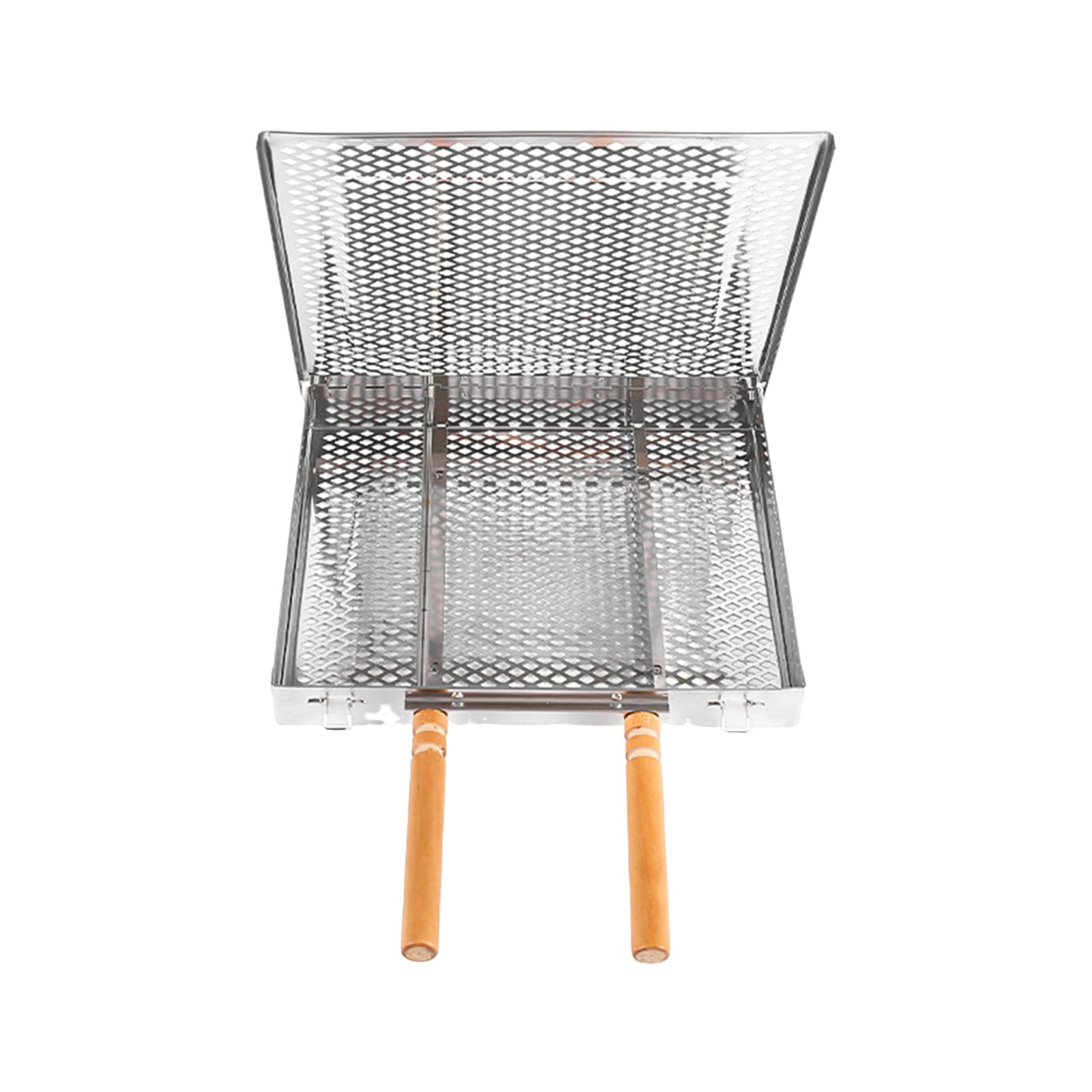 Hzsb BBQ Cage Grill Basket Stainless Steel Fish Grilling Basket for ...