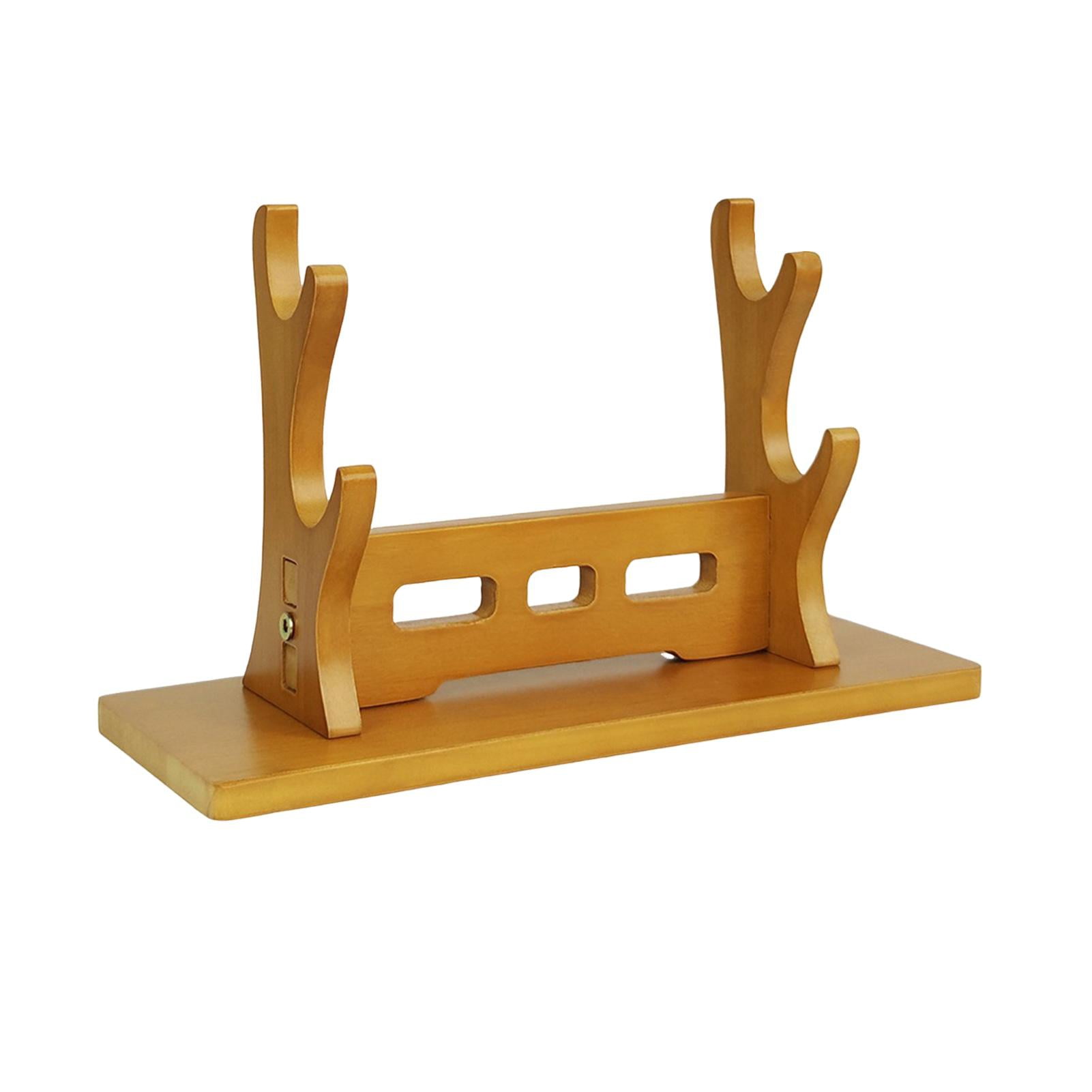 Hzsb Bamboo Flute Stand Multi-Tier Cooking Knife Stand Tabletop Flute ...