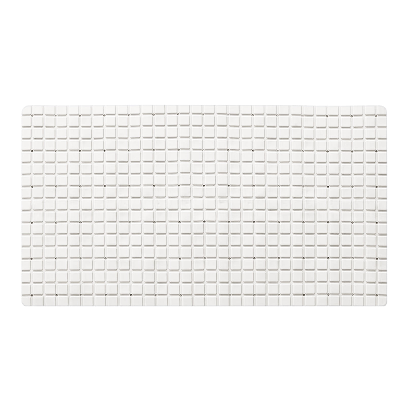 Hzsb Bathroom Shower Pad with Drain Holes 3D Grid Texture Bathtub ...