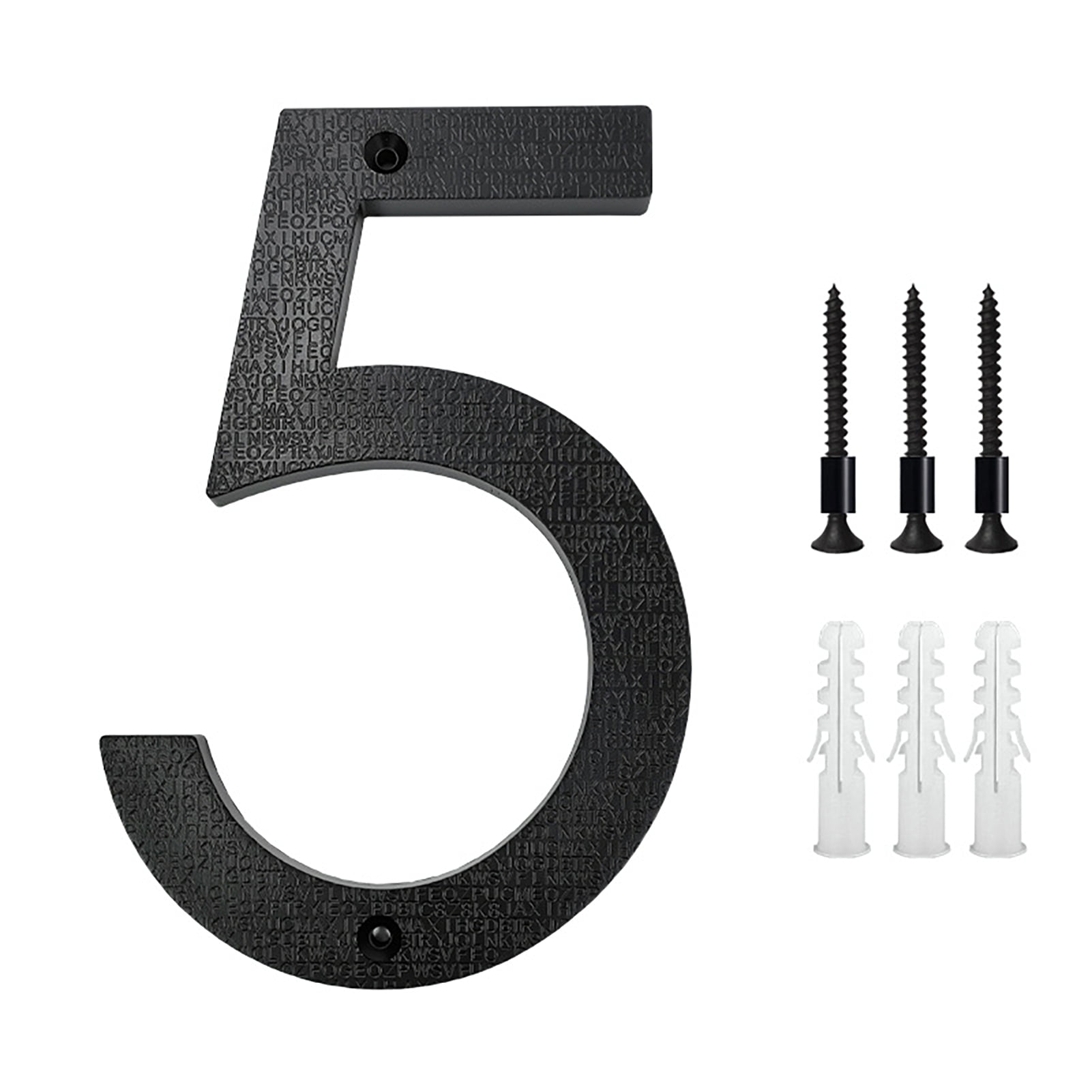 Hzsb Black House Numbers Door Number Letters for Outside Signs Easy ...