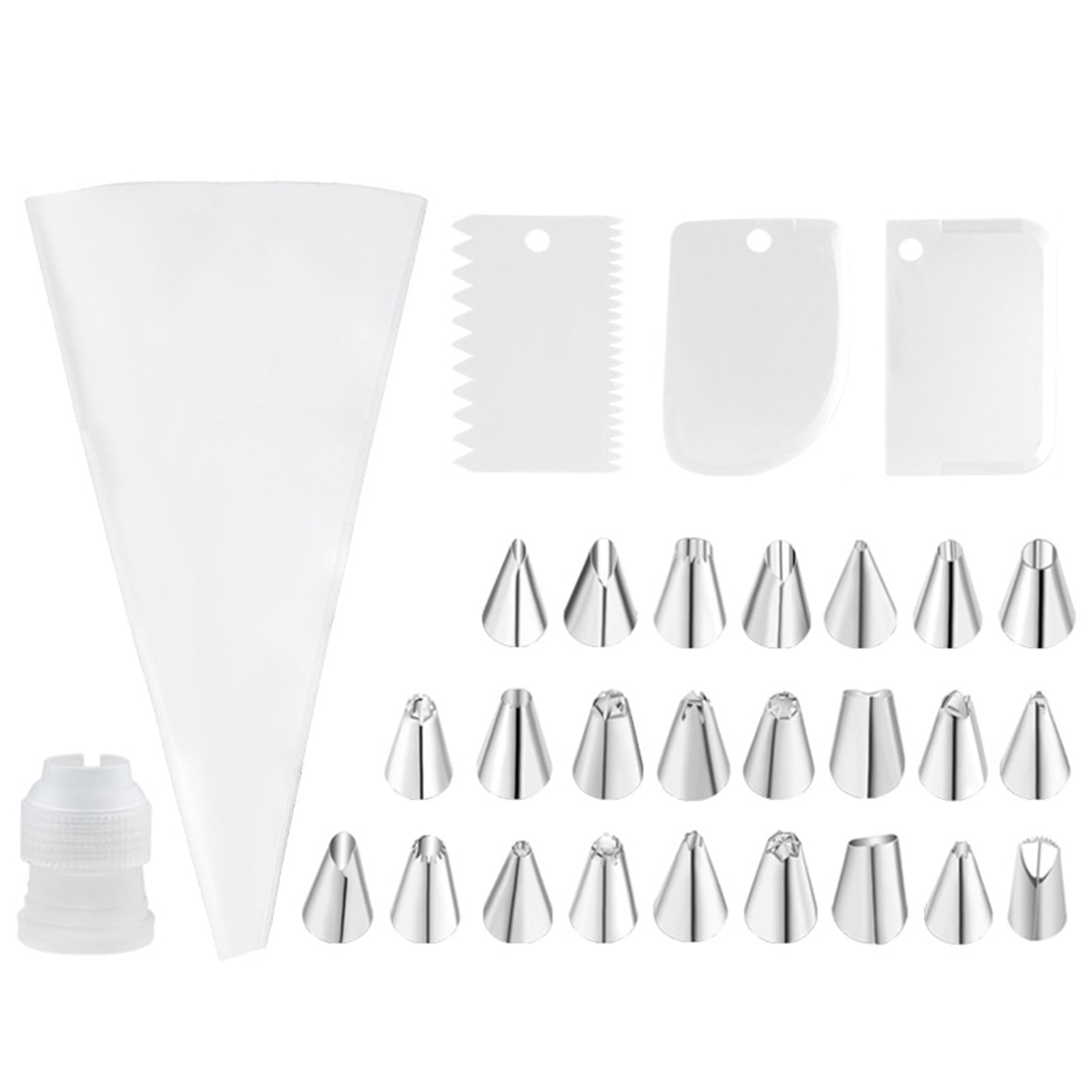 Hzsb Cake Decorating Tips Set Unique Piping Bags And Nozzles Set Cake ...