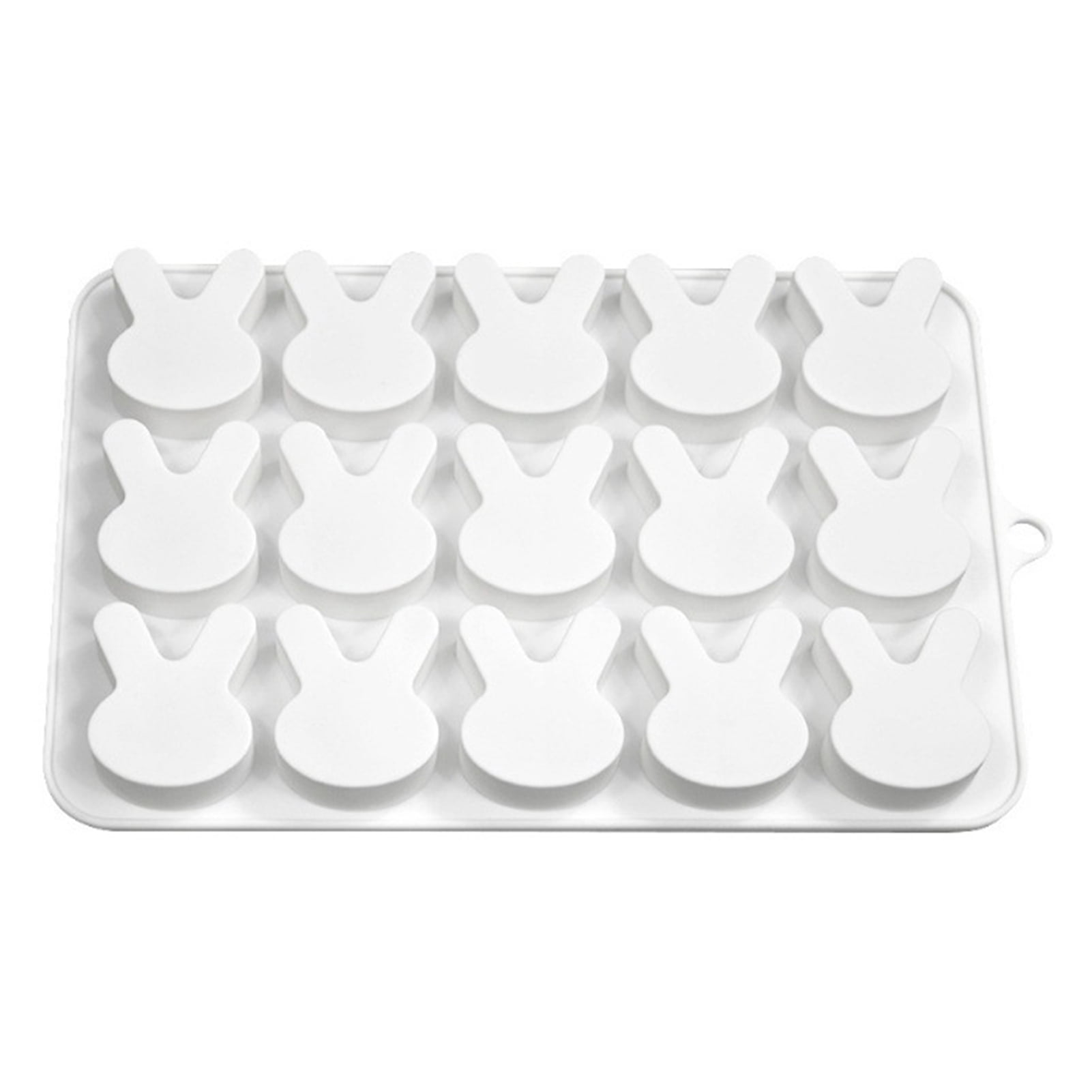 Hzsb Cake Mold 15/24 Grids Easy Demould Flexible Silicone Rabbit Shape ...