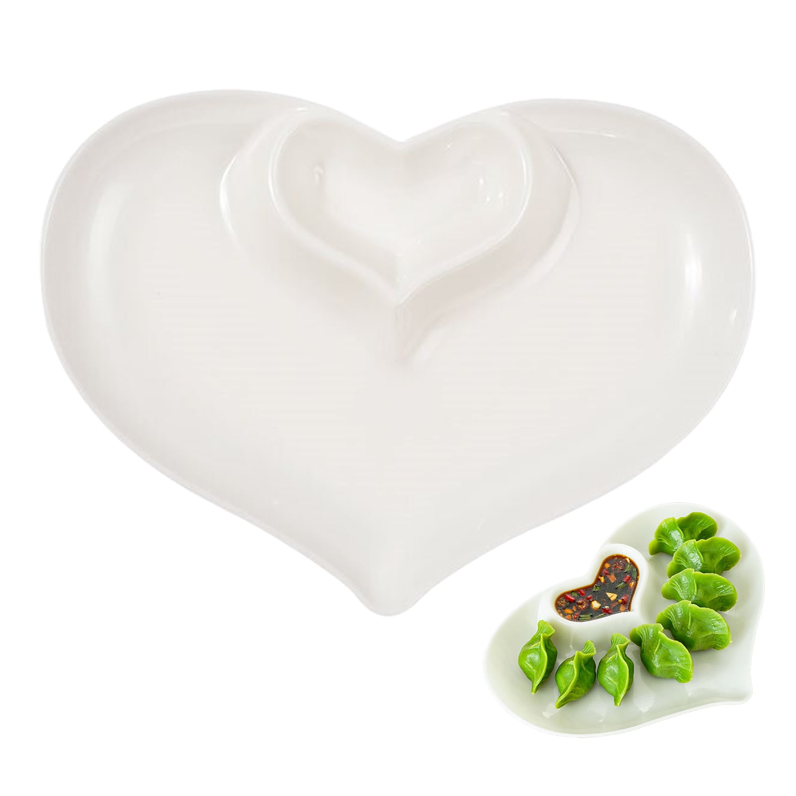 Hzsb Chip And Dip Serving Set Divided Serving Platter Sushi Plates with ...