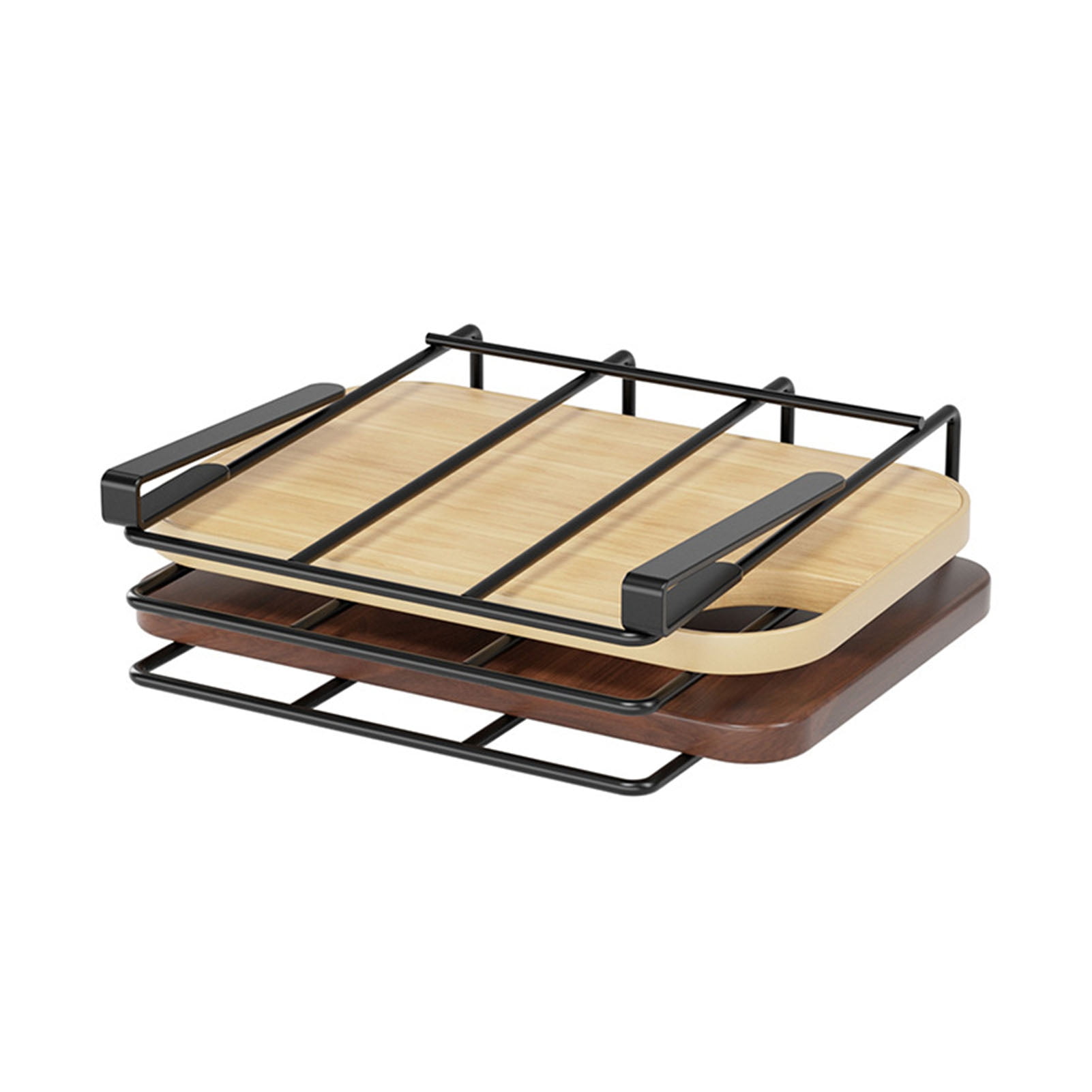 Hzsb Chopping Board Rack Under-Cabinet Cutting Board Holder Strong Load ...