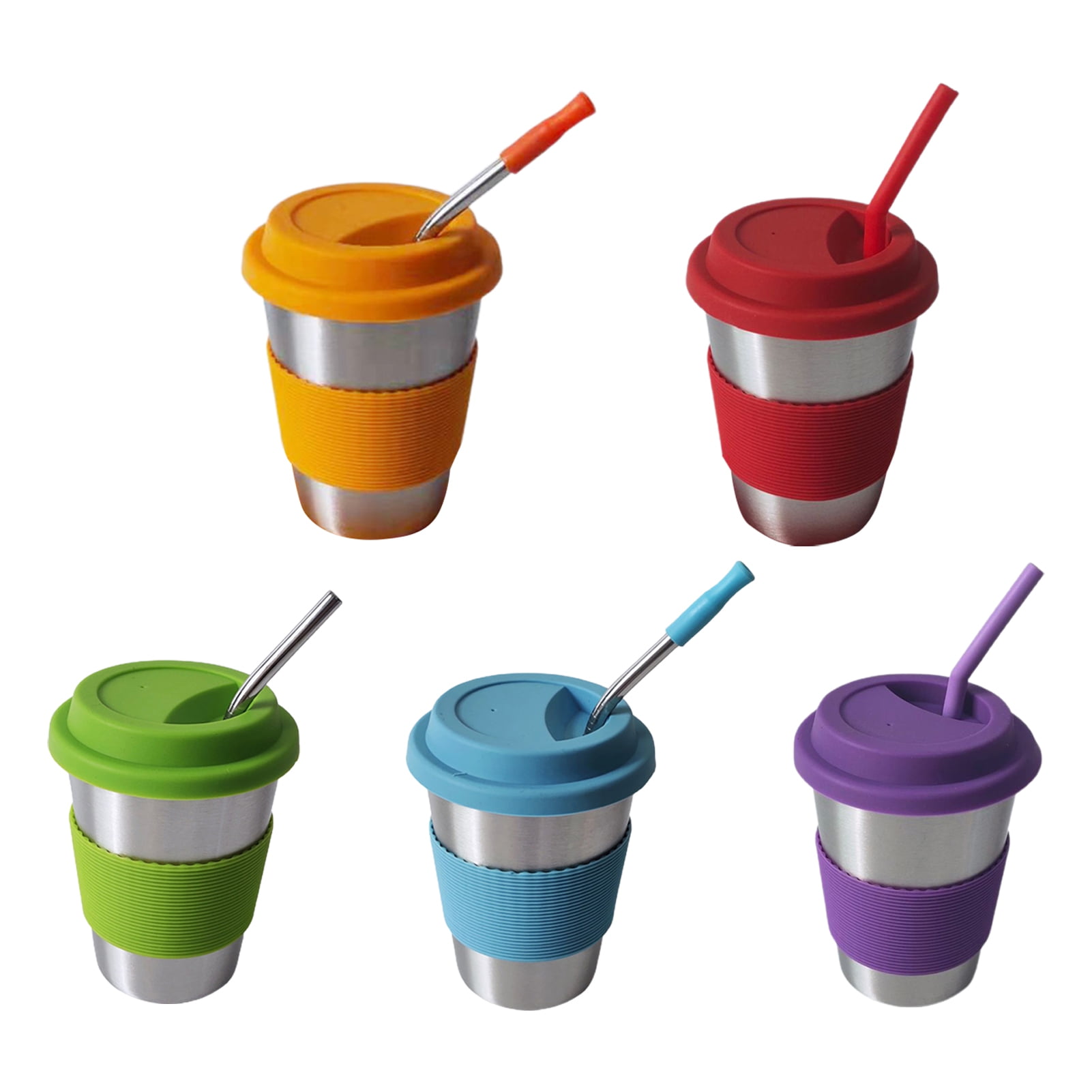 Hzsb Coffee Cup 1 Set Portable Heat Retaining Stainless Steel Home Car Office Insulated Cup for ...