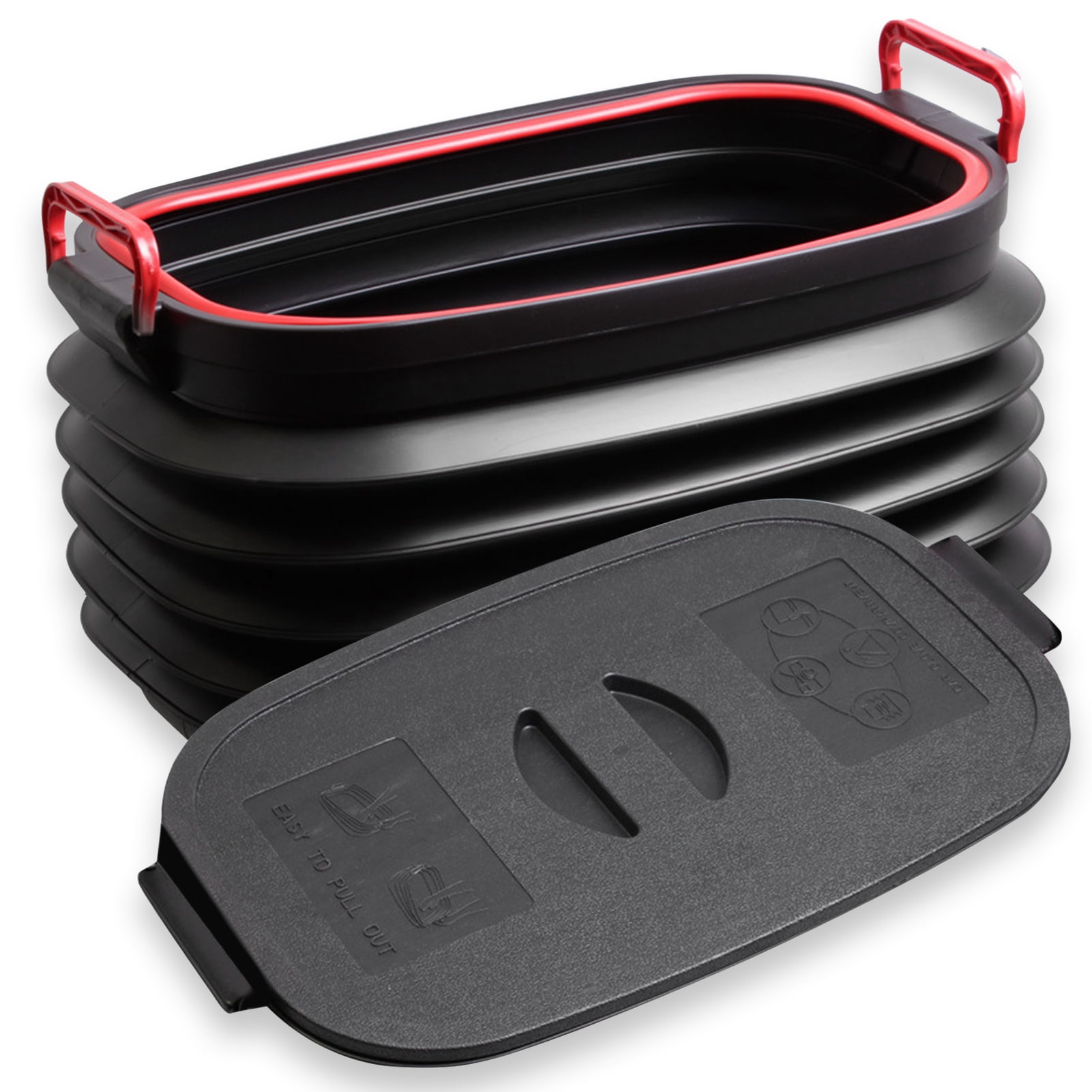 Hzsb Collapsible Bucket Space-Saving Large Capacity 37/60L Collapsible ...