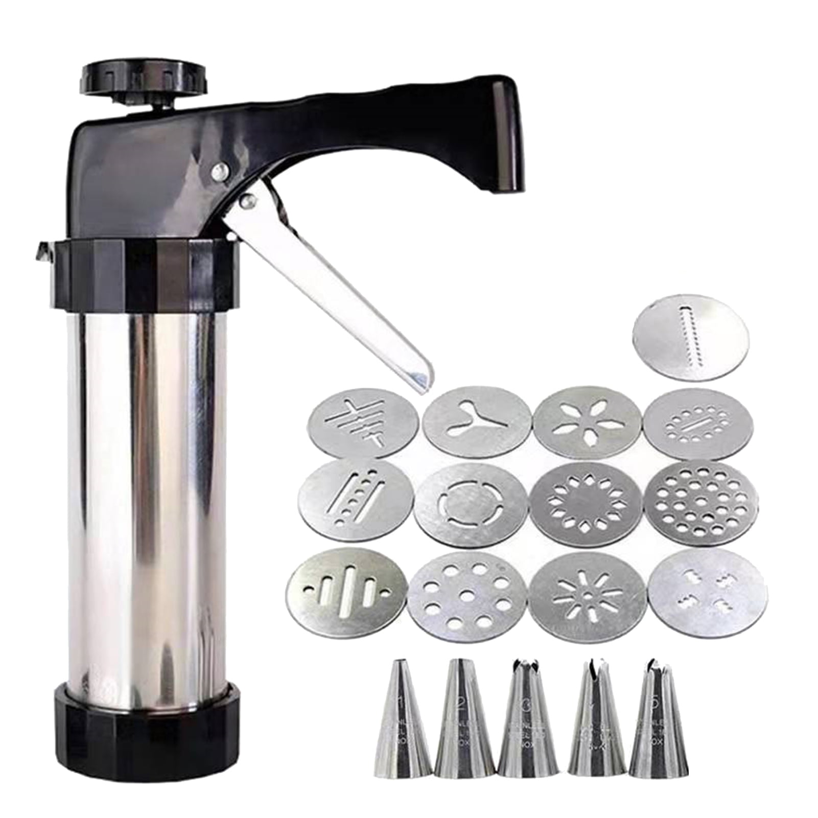 Hzsb Cookie Maker Machine Stainless Steel Classic Cookie Press Kit with ...