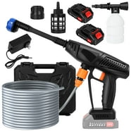 HART 20-Volt 50 PSI Rinser Kit, (1) 20-Volt 2Ah Lithium-Ion Battery ...