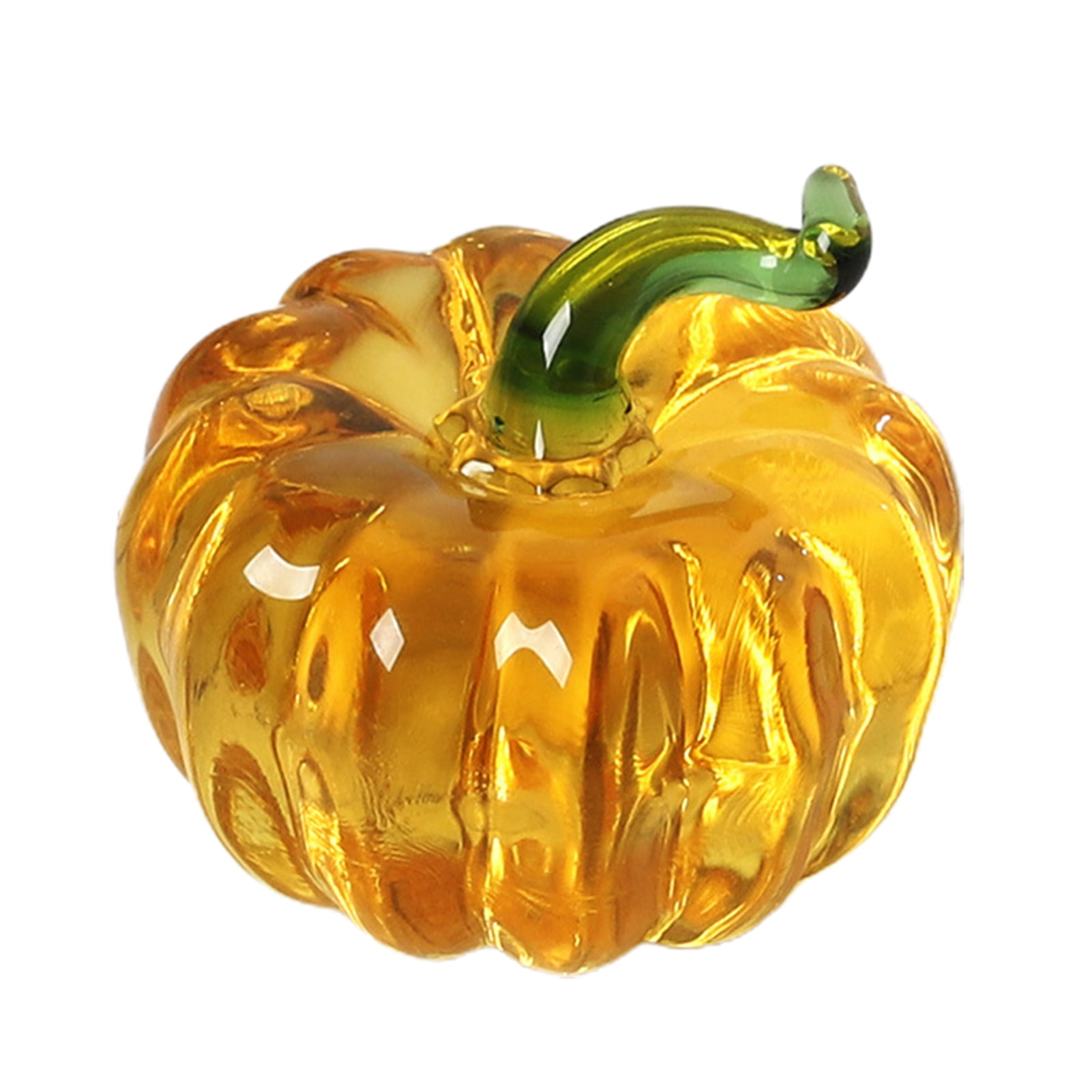 Hzsb Crystal Fruit Figurines - Clear Glass Sculptures for Desktop ...