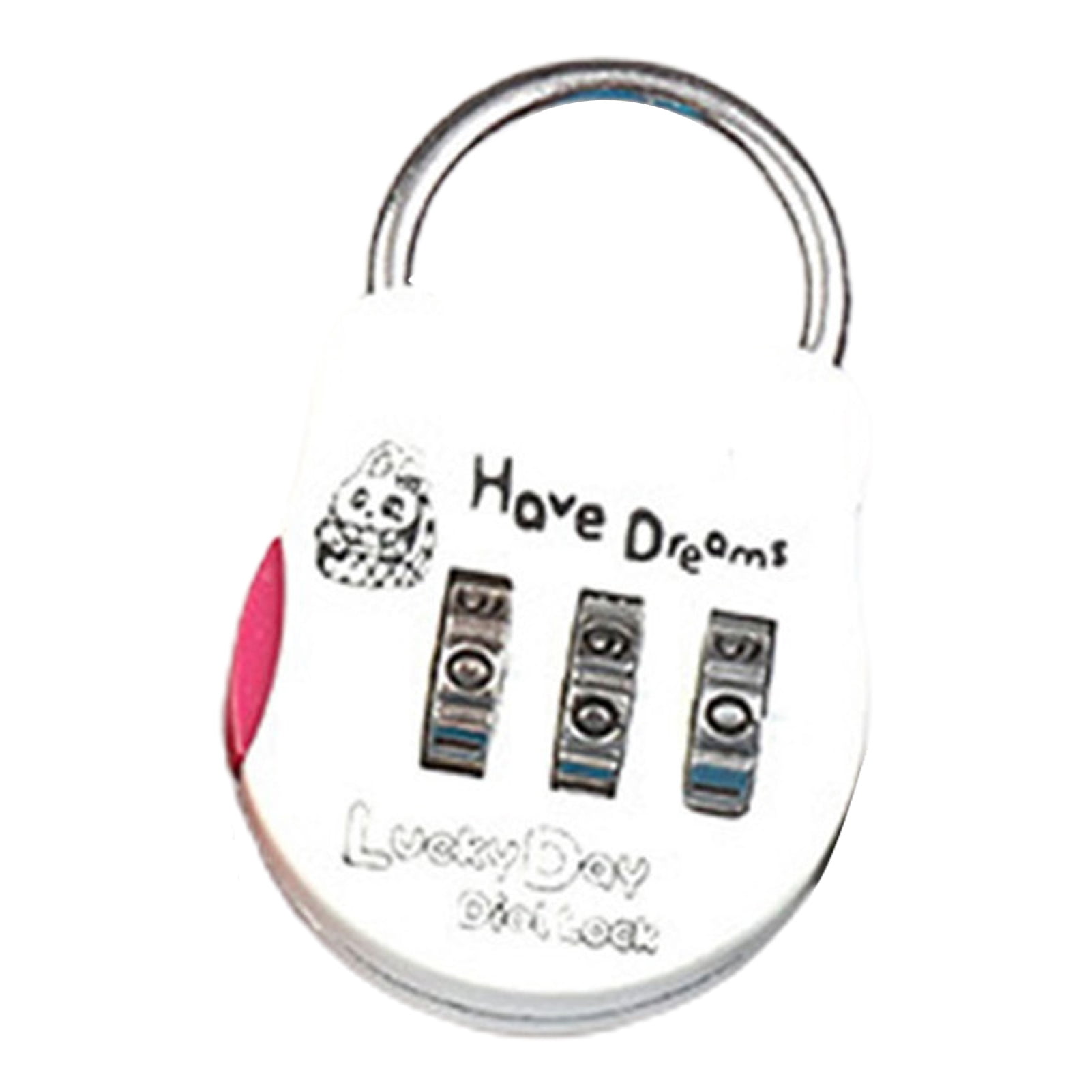 Hzsb Digit Number Lock 3 Digit Combination Padlock Multipurpose Wear ...