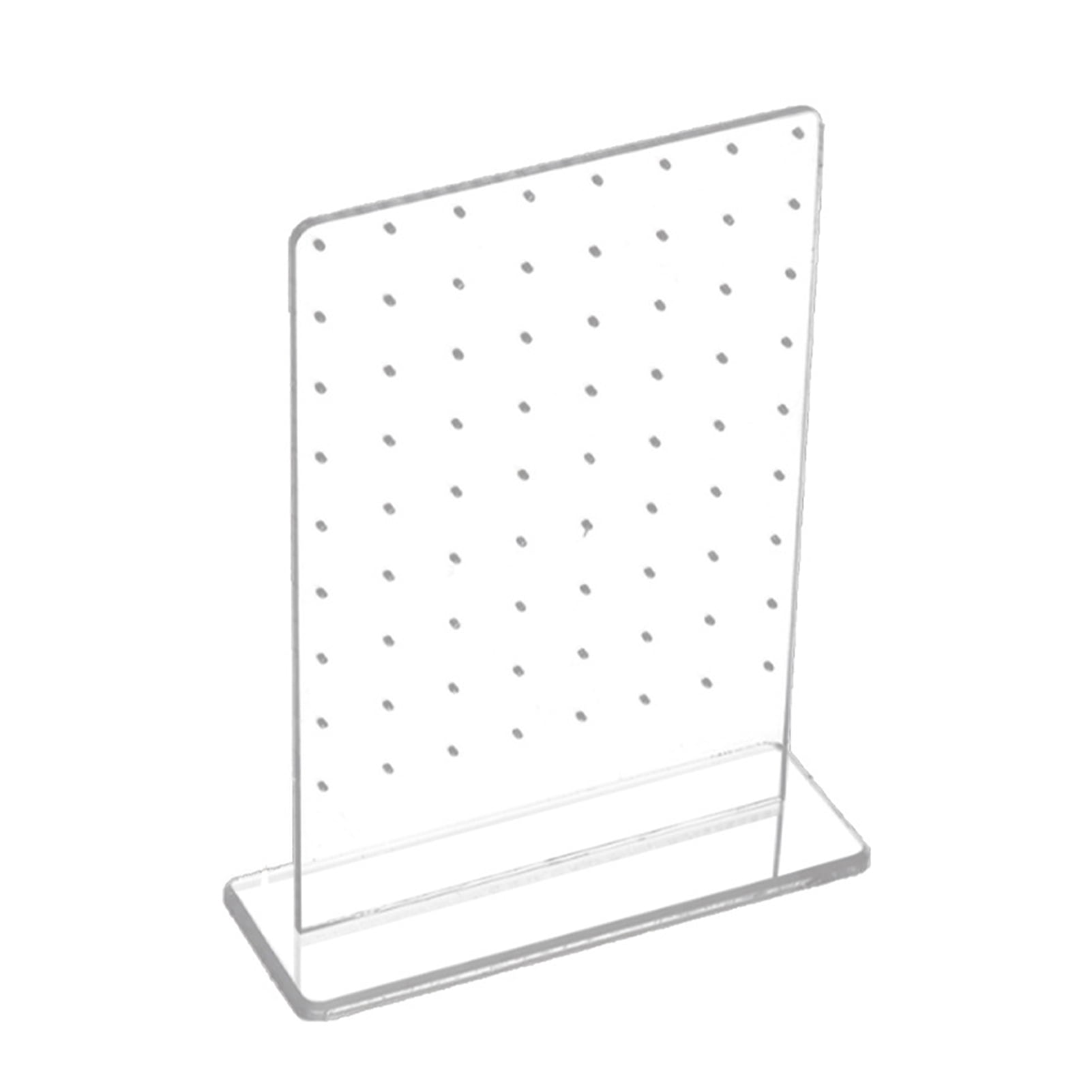 Hzsb Display Stand 72 Hanging Holes Transparent Acrylic Earrings ...