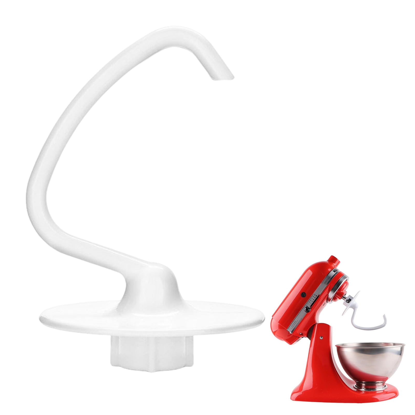 Hzsb Dough Hook Attachment for Kitchenaid Stand Mixer K45 K45SS KSM90 ...