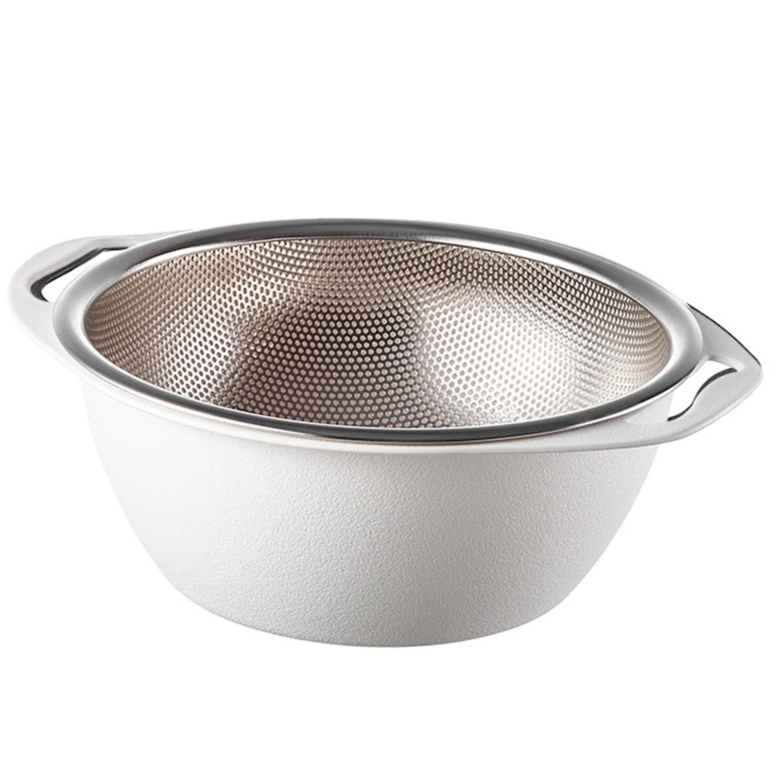 Hzsb Drain Basket Double Layers with Handle Kitchen Draining Bowl ...