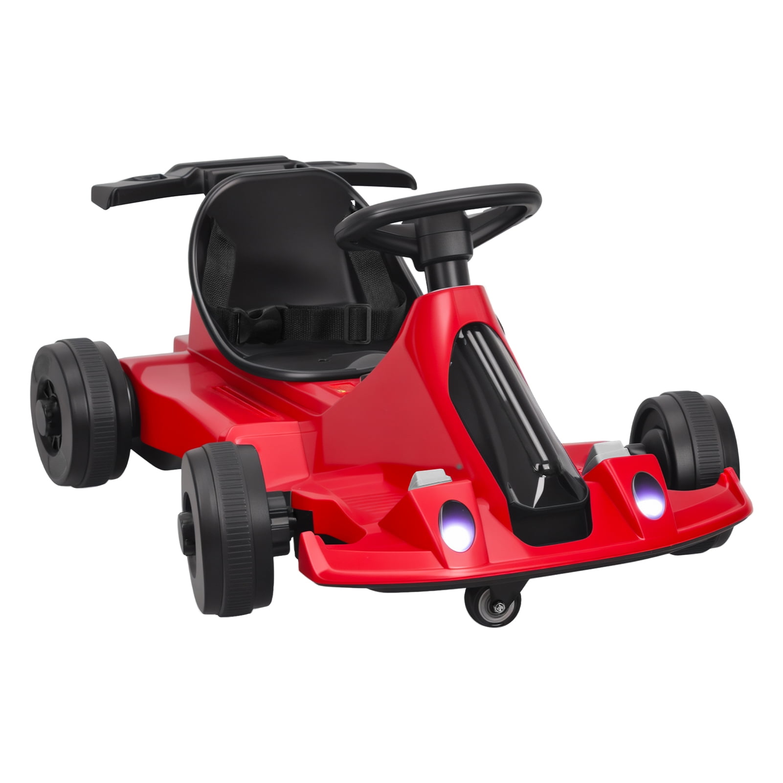 Hzsb Electric Go Kart for Kids, Electric Ride-on Toy with Safety Belt ...