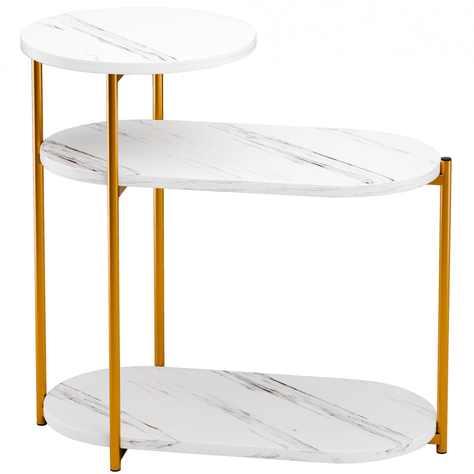 Hzsb End Table, Narrow Side Table, Slim Bedside Table, Small Storage ...