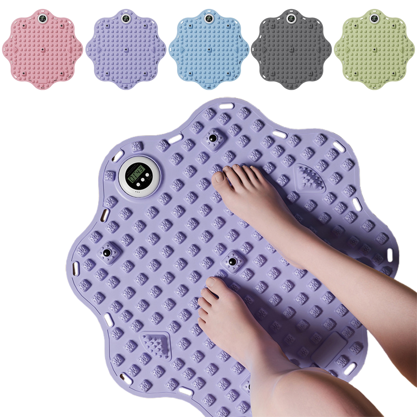 Hzsb Foot Massager Mat with Timer Feet Pain Relief Muscle Relaxation ...