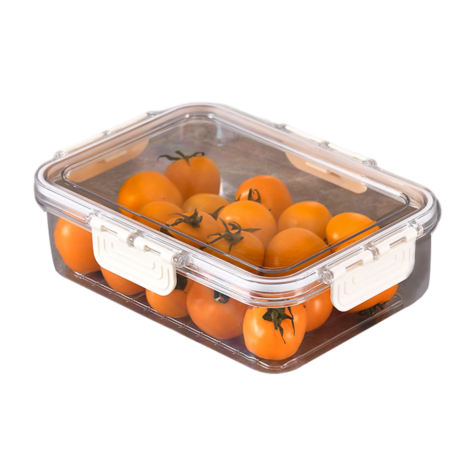 Hzsb Fruit Storage Box Portable Design Ventilate Compartment with Lid ...