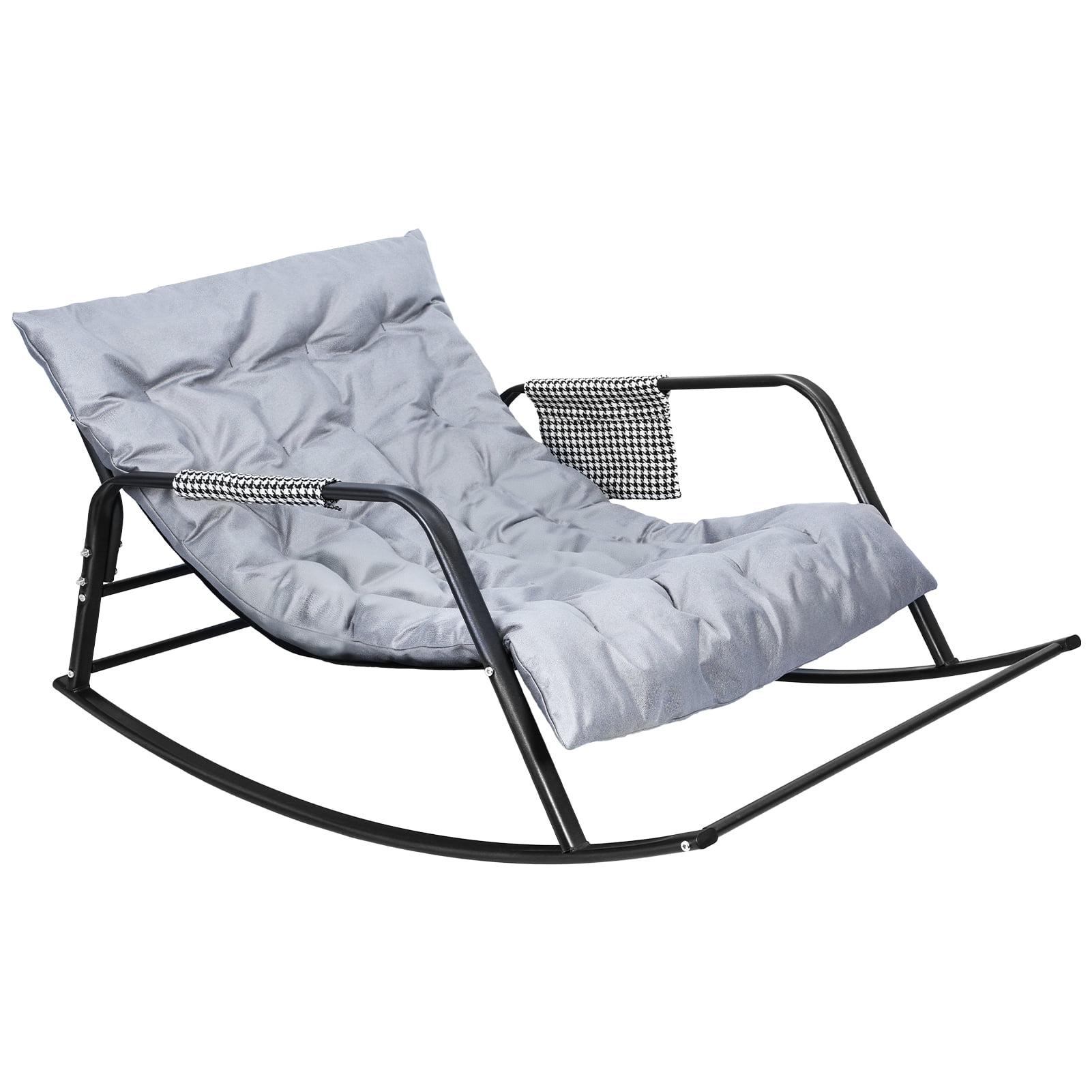 Hzsb Giant Indoor Outdoor Patio Rocking Chair, Patio Comfy Reading ...