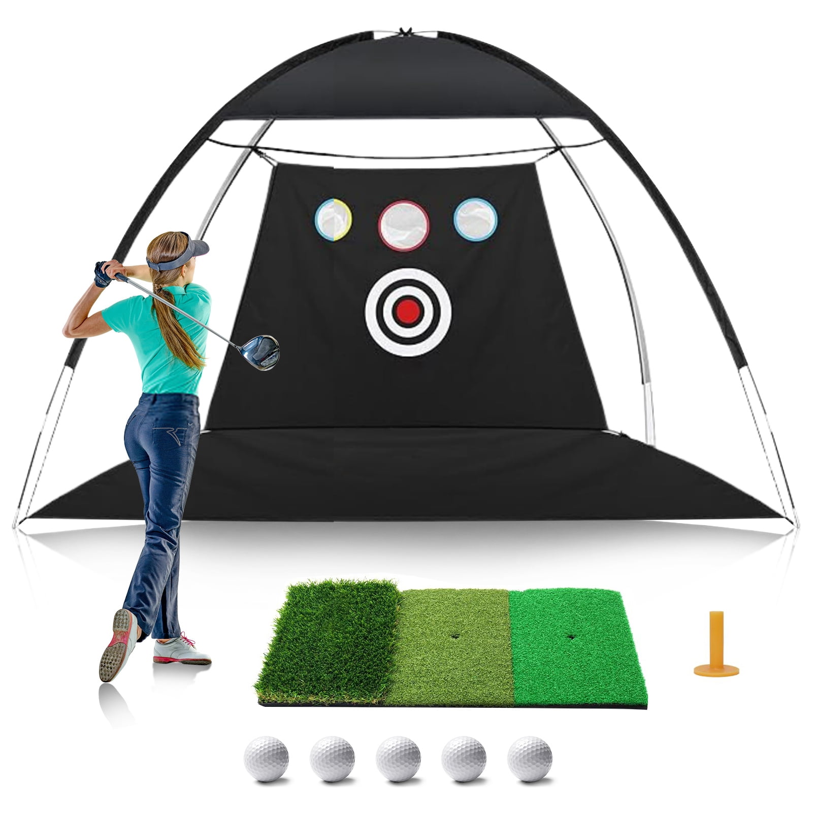 Hzsb Golf Practice Net,Golf Hitting Training Aids Nets,Golf Swing Net ...