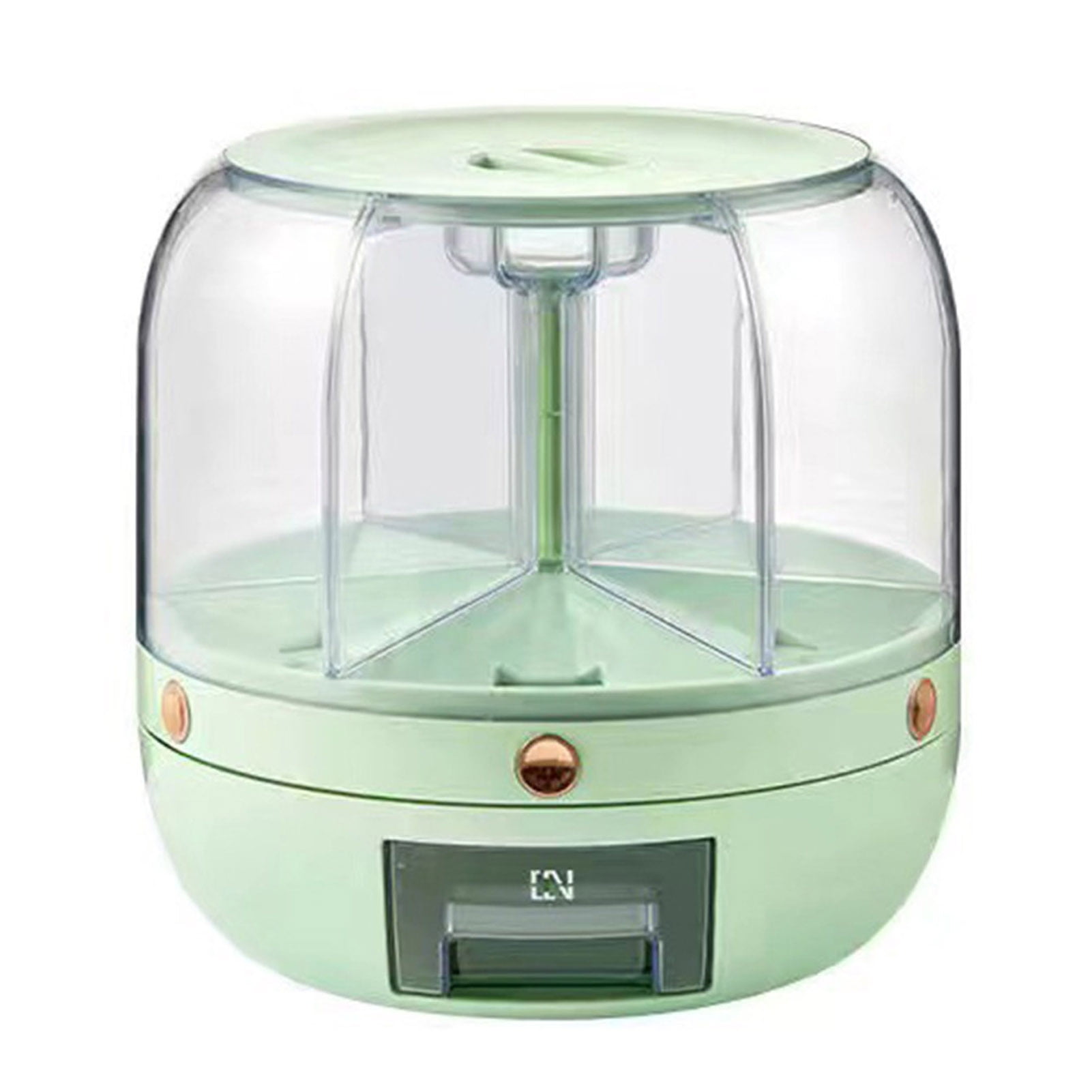 Hzsb Grain Rice Storage Container 360-Degree Rotating Large Capacity ...