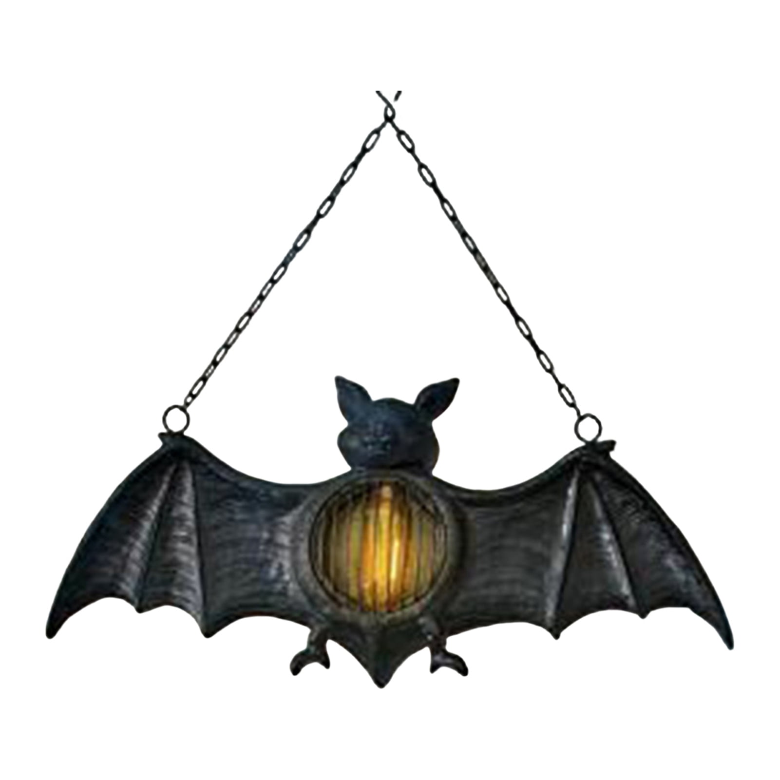 Hzsb Halloween Bat Lights Hanging Creepy Bat Light Figurine Decor ...